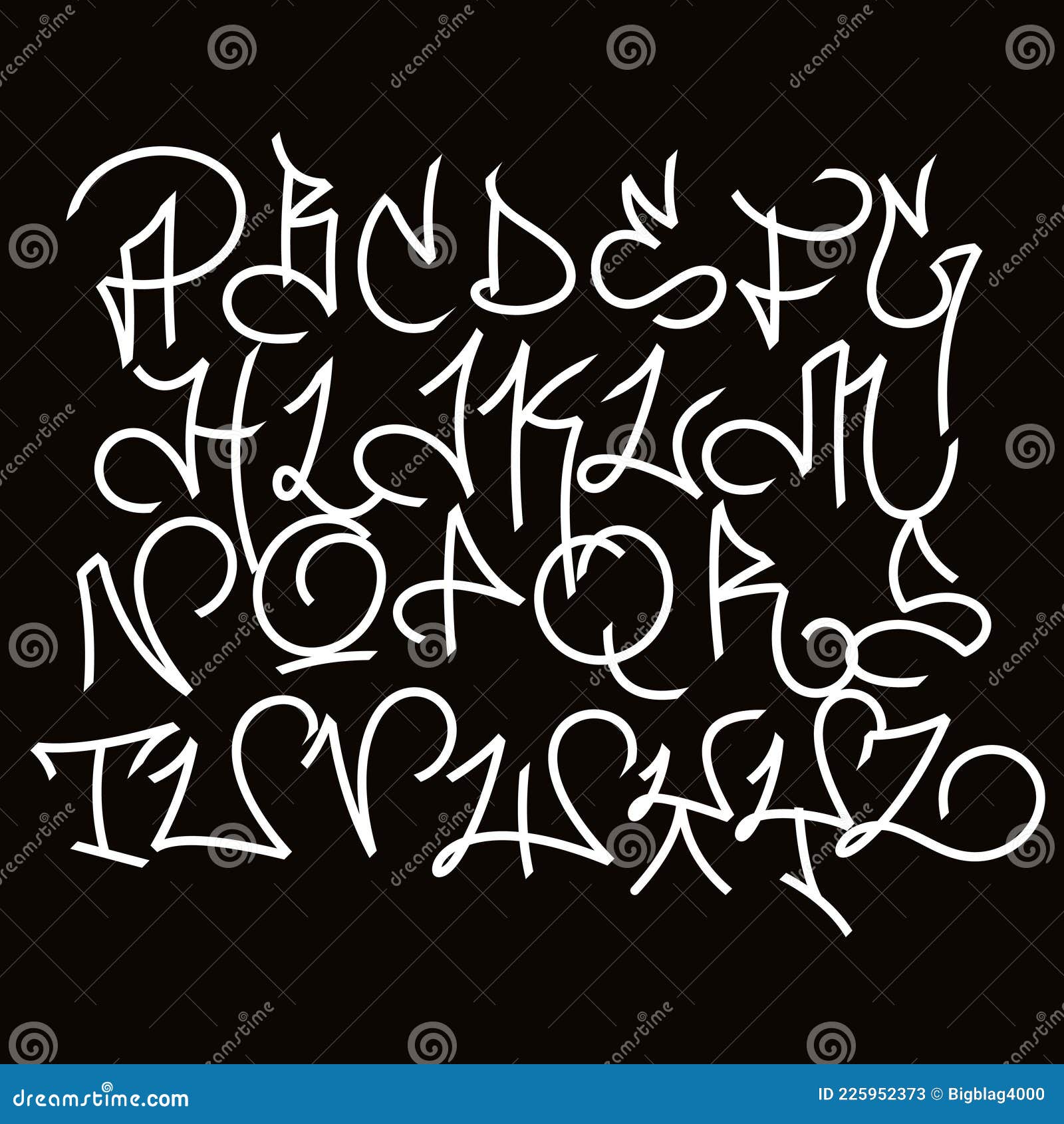 Swirl Font Alphabet Stock Illustrations – 9,764 Swirl Font Alphabet ...