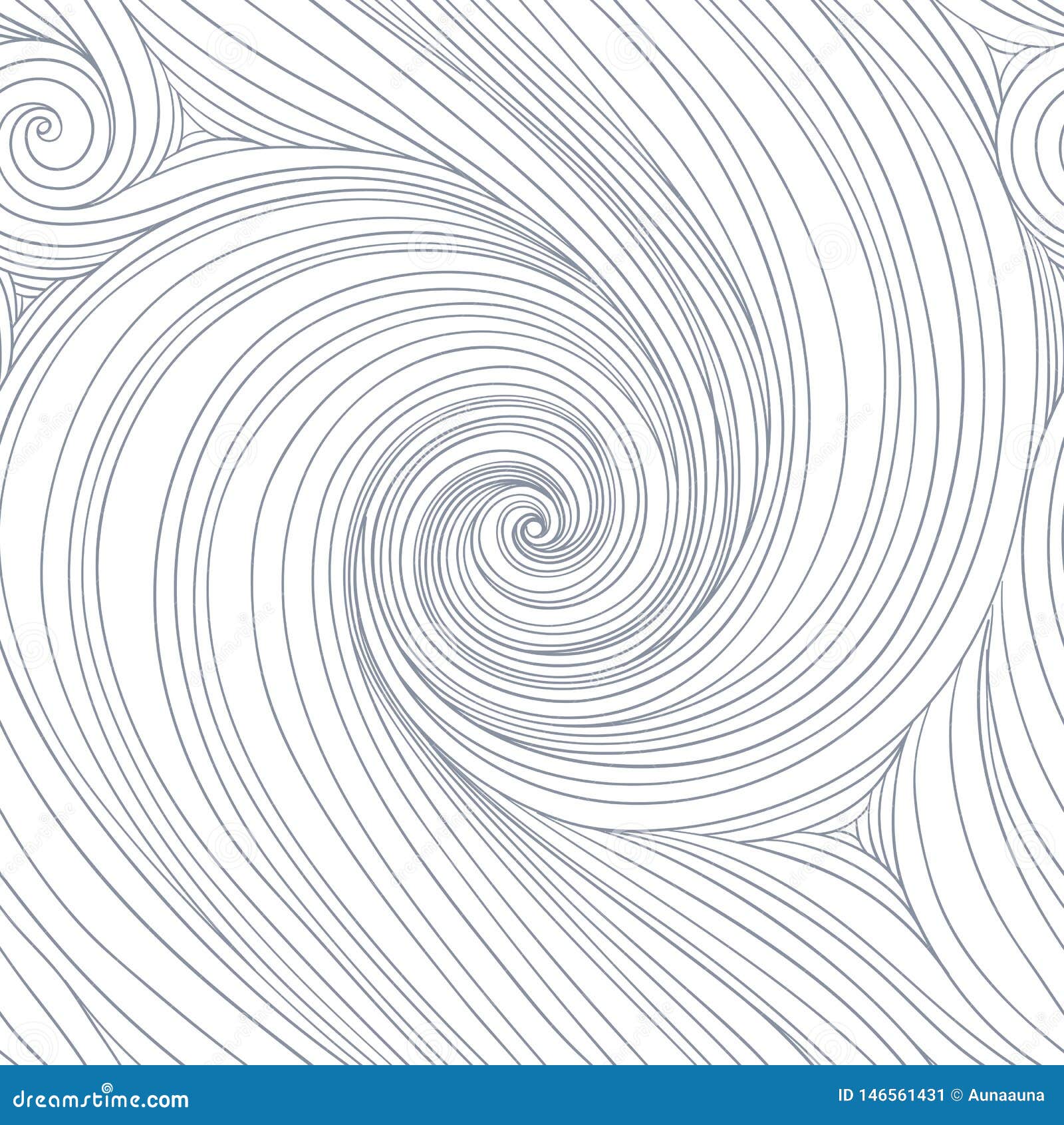 Swirl seamless pattern. stock vector. Illustration of print - 146561431