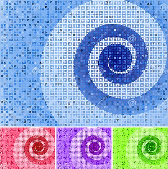 Swirl Set stock illustration. Illustration of pixels - 36617570