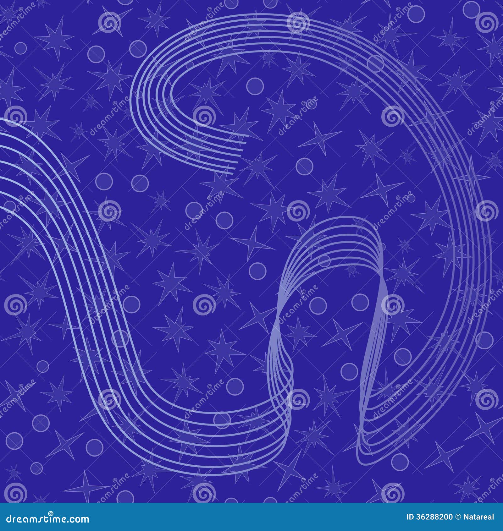 Swirl Shape on the Background of Seamless Vector P Stock Vector ...