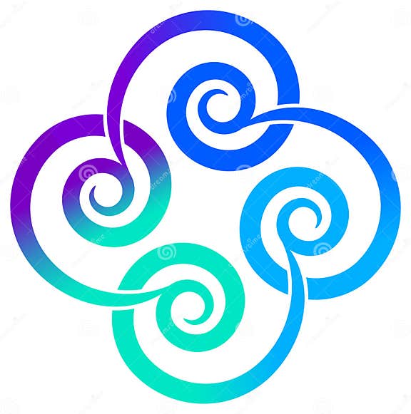 Swirl square stock vector. Illustration of isolated, pattern - 19974341