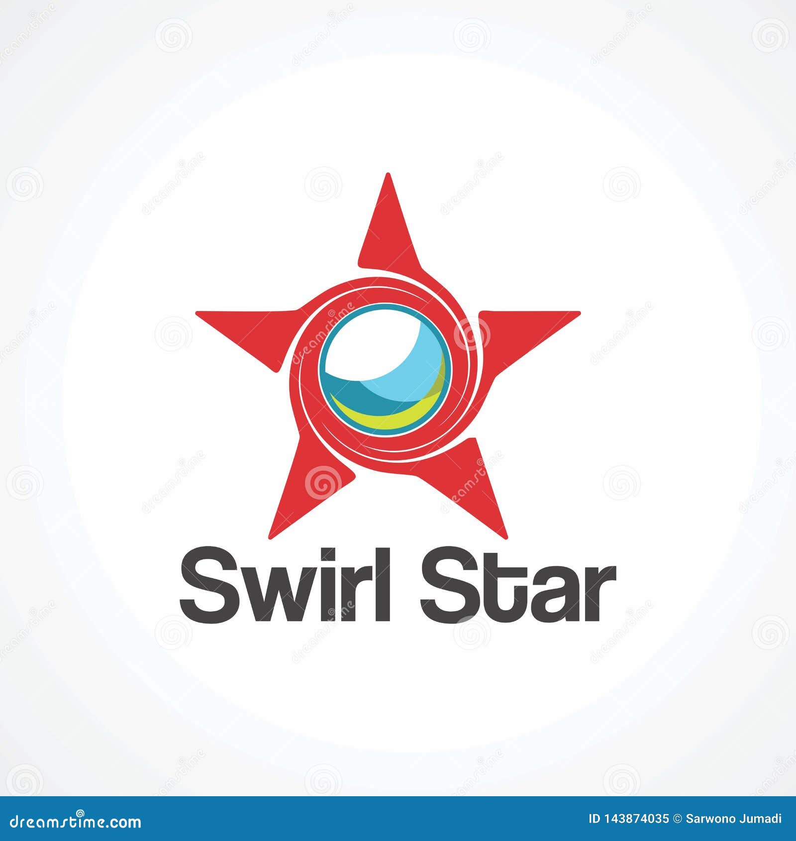 Swirl Star Logo Vector,icon,element, and Element Stock Vector ...