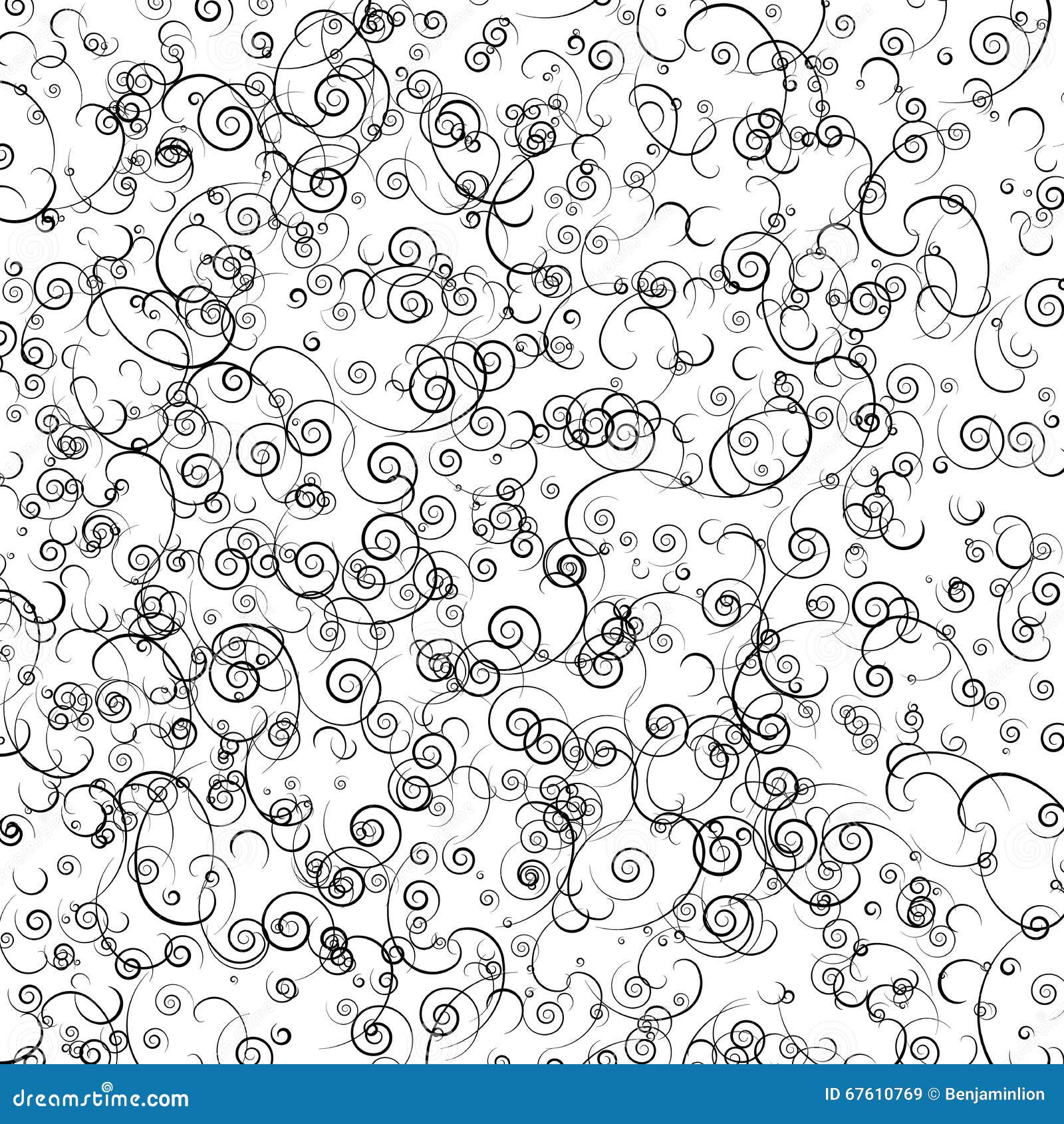 Swirl Texture stock vector. Illustration of doodle, circle - 67610769
