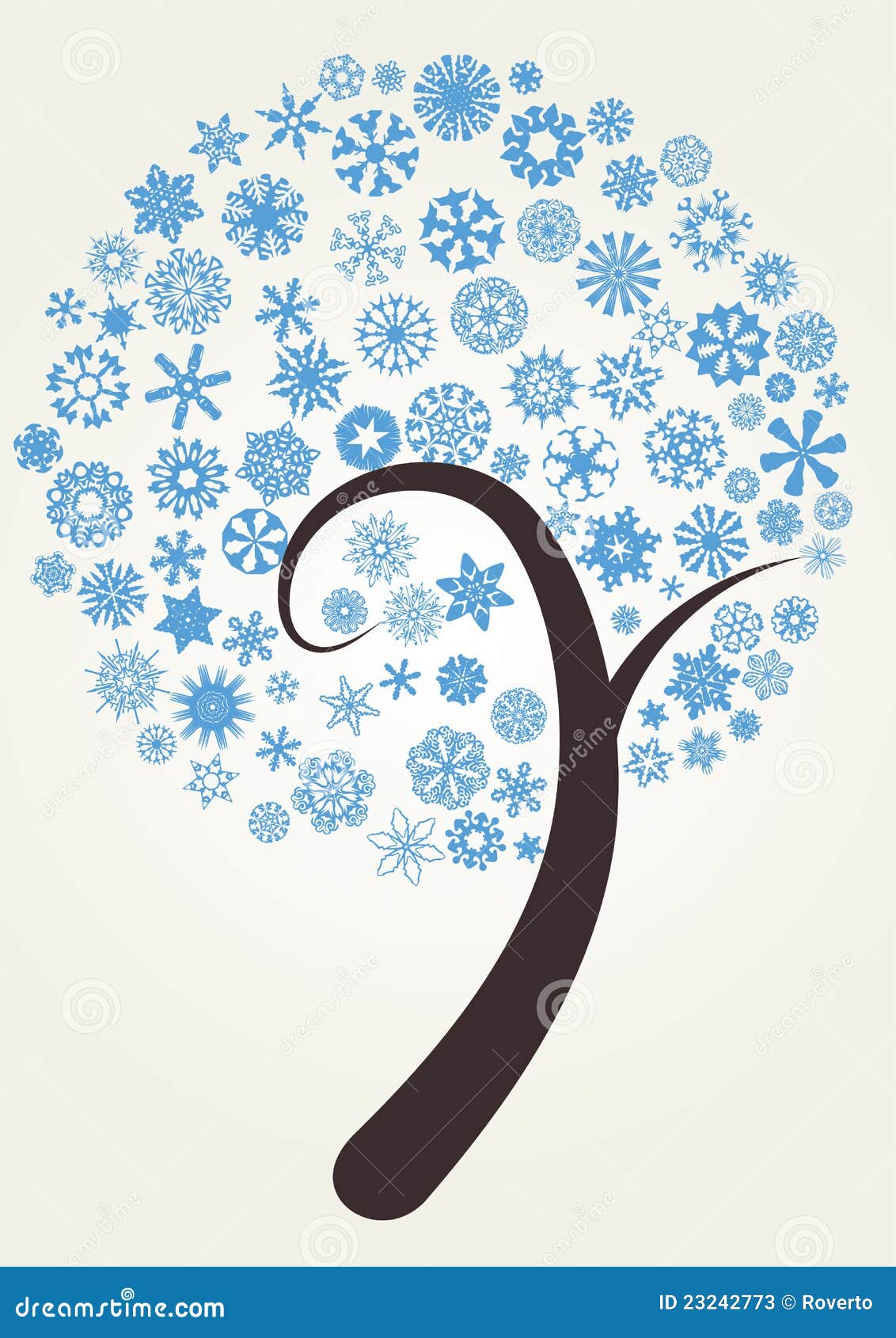 Swirl tree stock vector. Illustration of floral, texture - 23242773