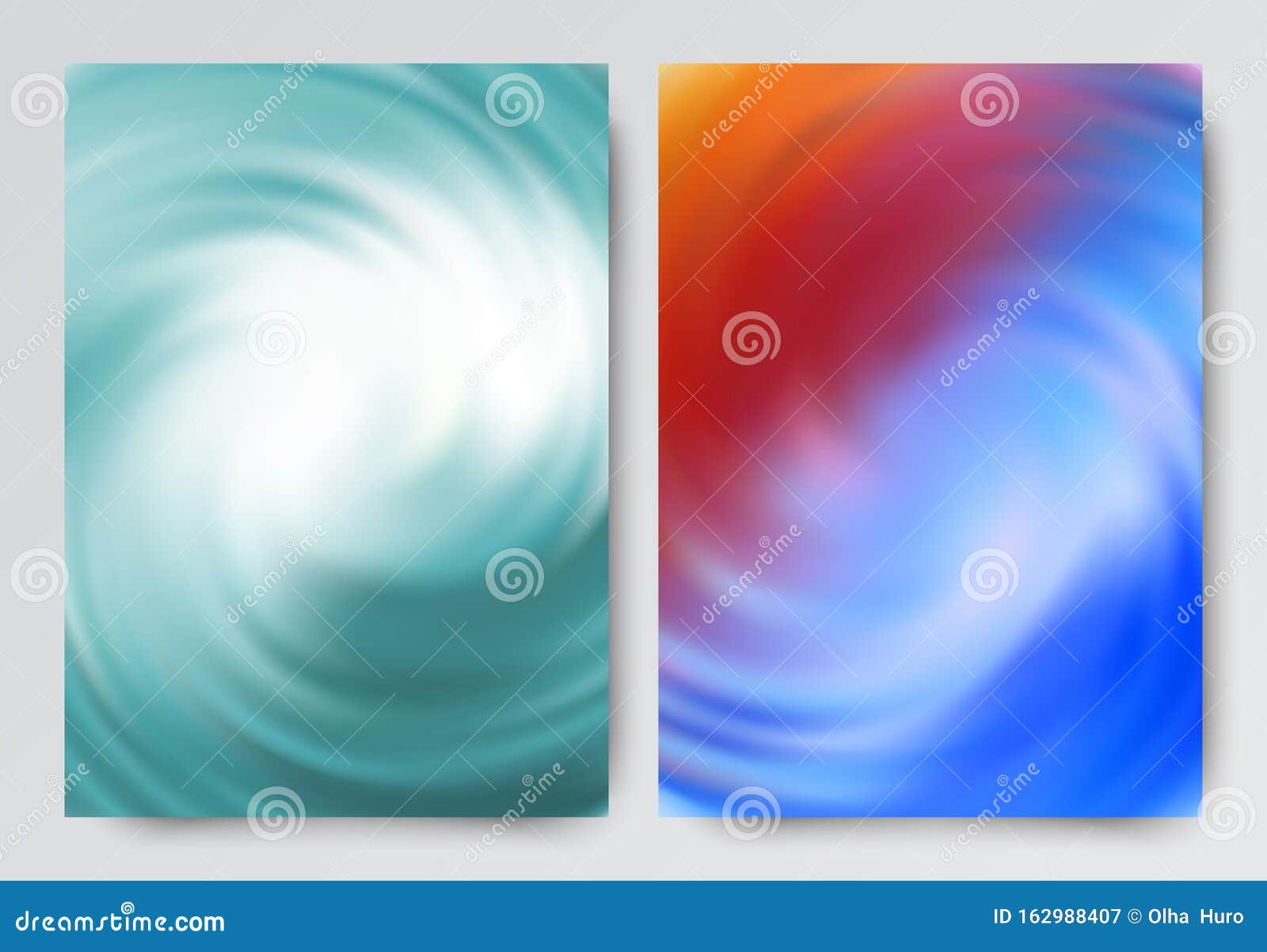 Swirling Abstract Background Design. a Set of Backgrounds for Your ...