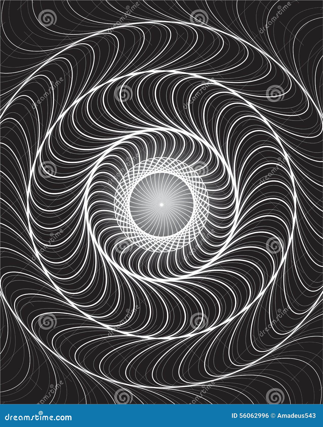 Swirling Background. Abstract Shapes Forming Vortex Phenomenon Stock ...