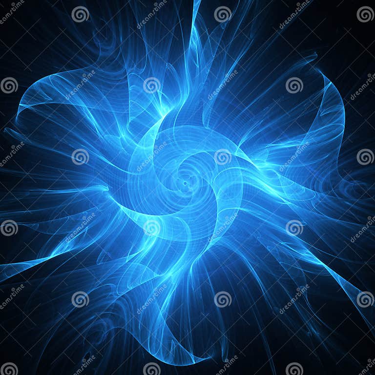 Swirling blue stock illustration. Illustration of shiny - 13301762
