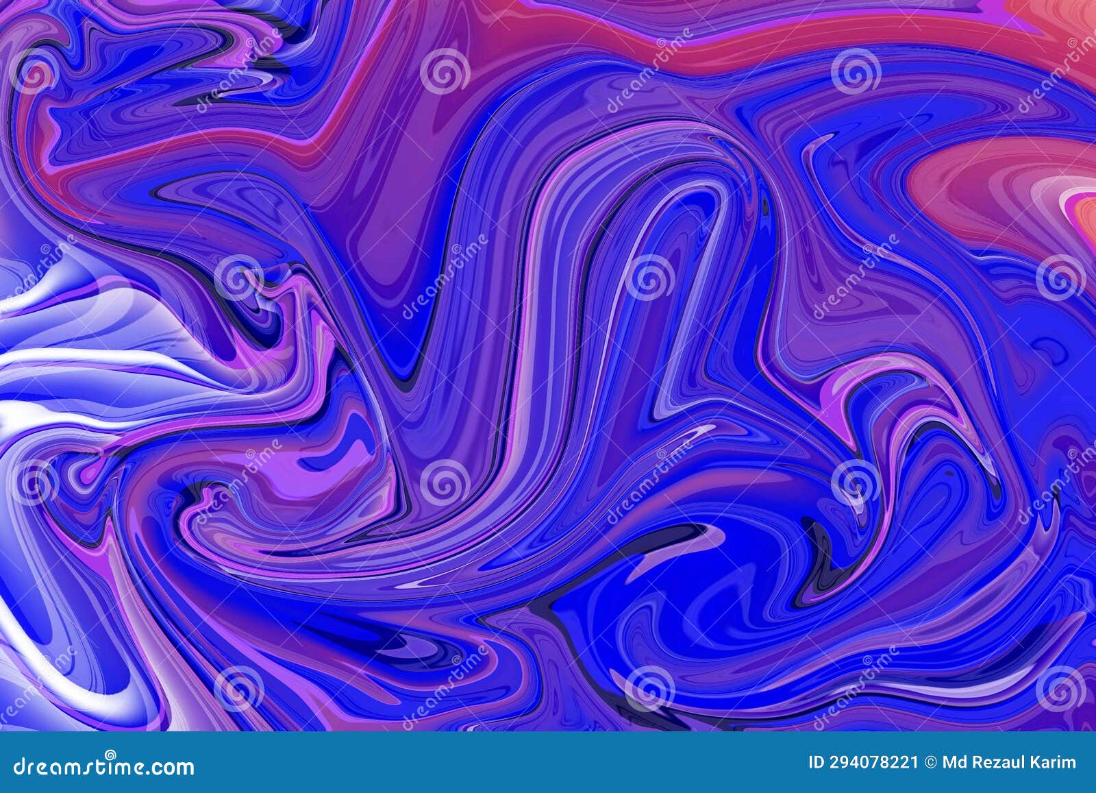 Swirling Colors and Dynamic Form in Purple and Blue Magical Texture ...
