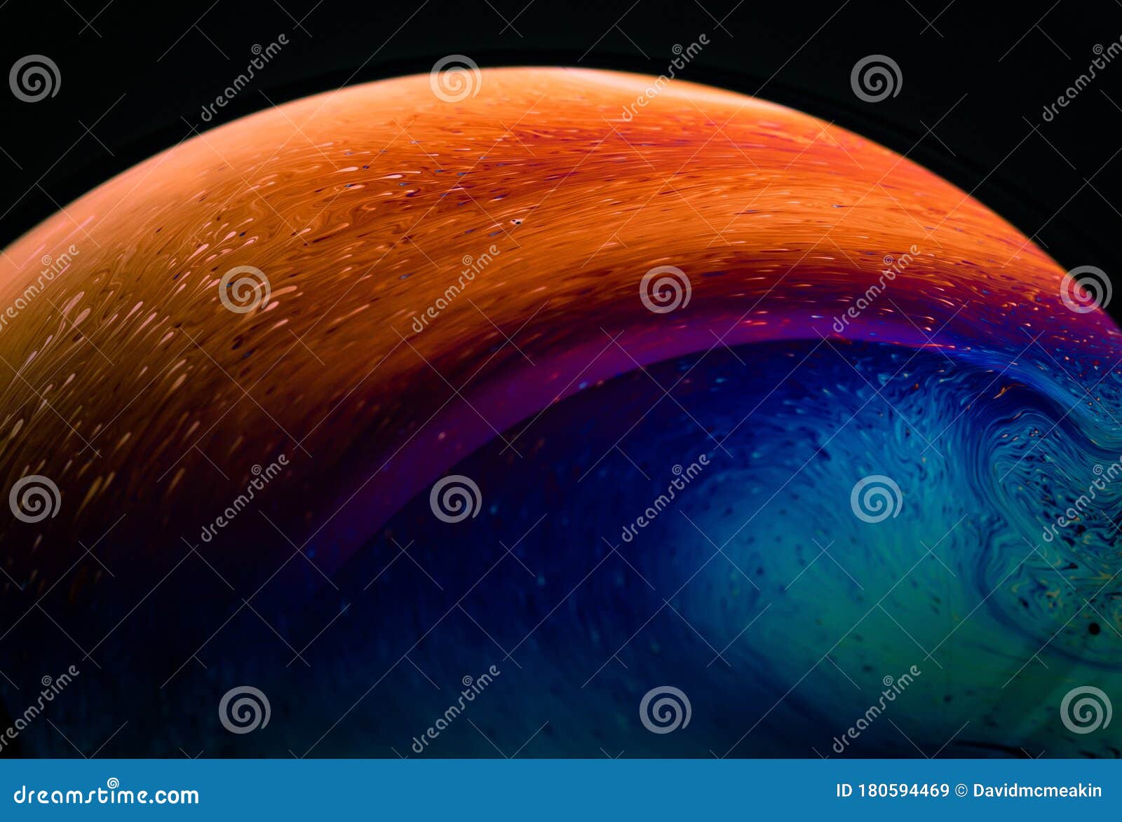 Soap bubble planet stock image. Image of purple, glass - 180594469