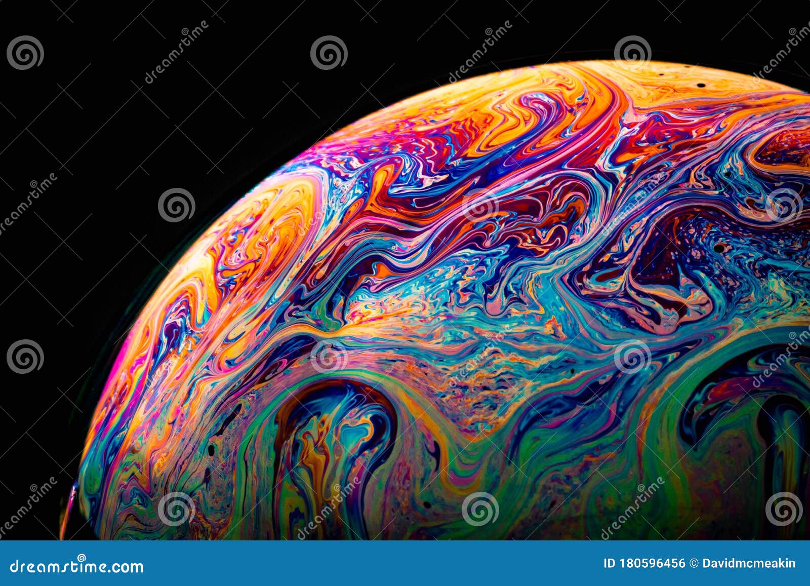 Soap bubble planet stock photo. Image of symmetry, circle - 180596456