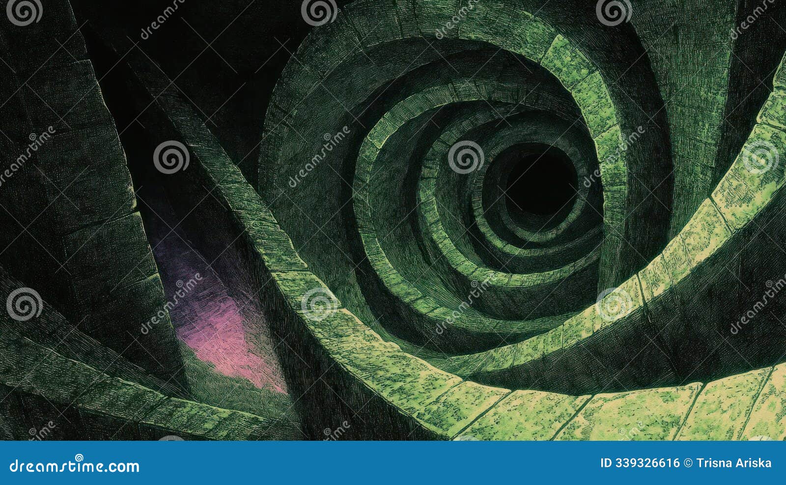 Dark Spiral In Hexagonal Shaped Texture For Background Or Wallpaper Royalty-Free Stock Photo ...