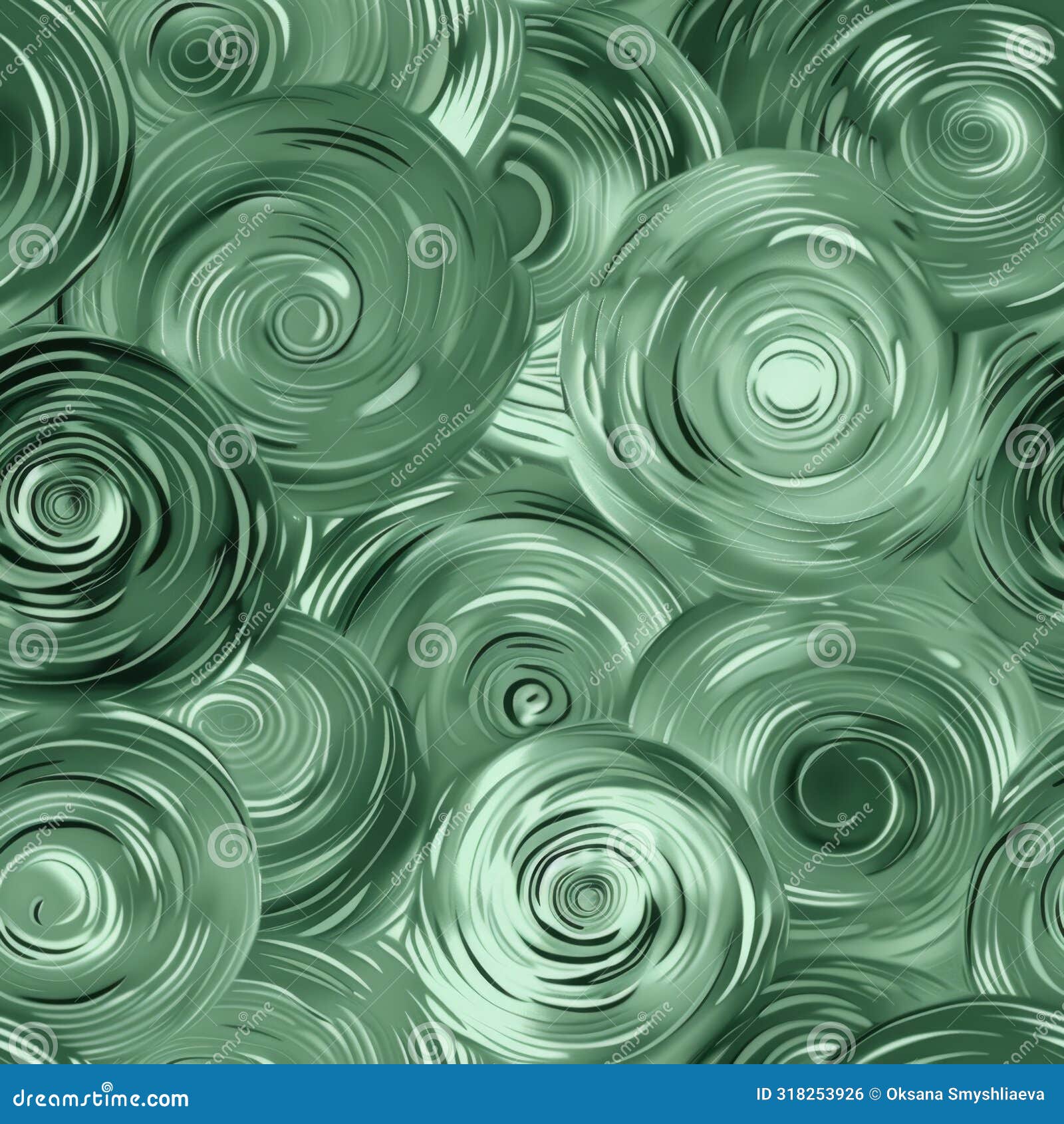 Swirling Green Abstract Patterns Background Design Stock Photo - Image ...
