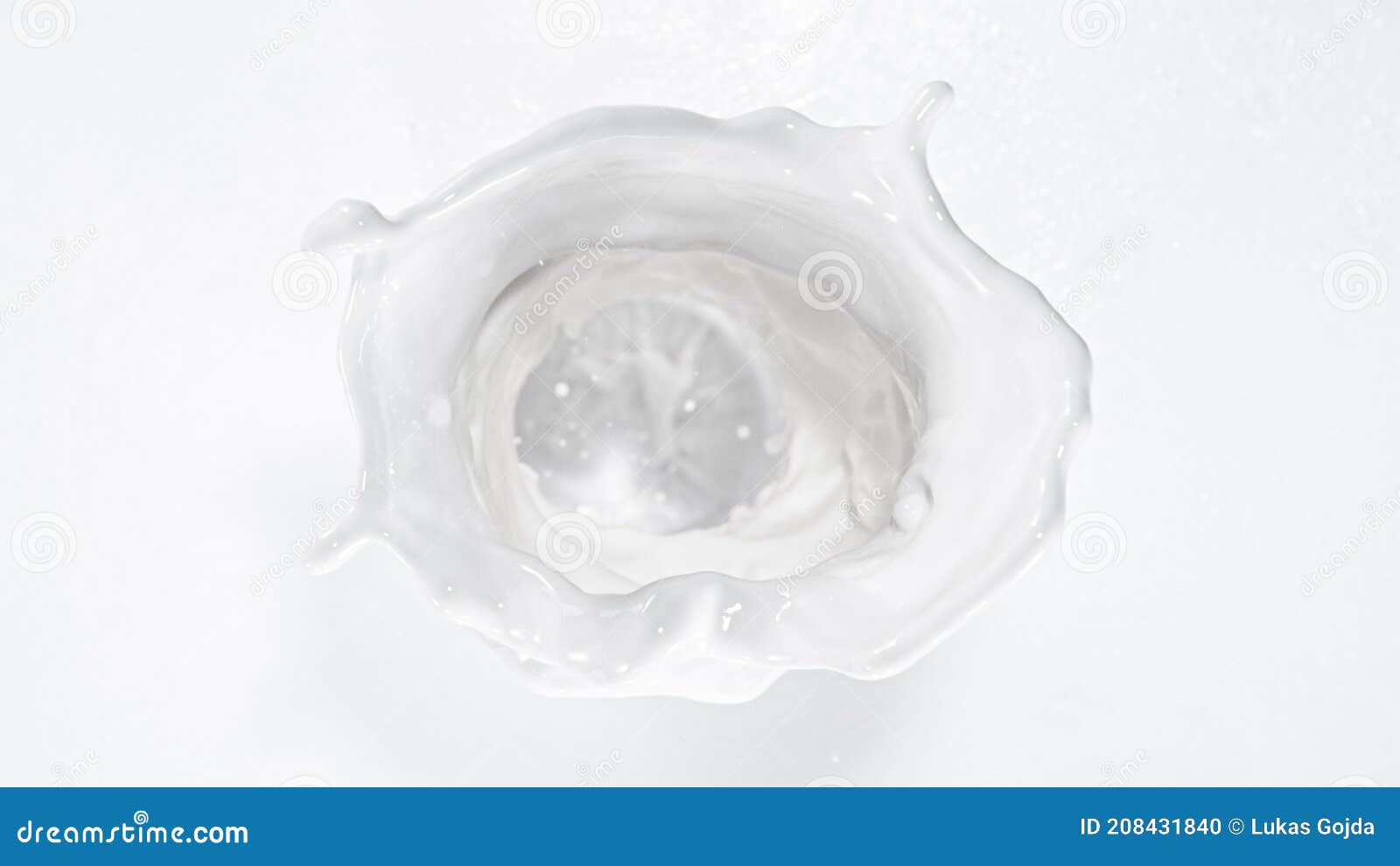 Swirling Milk Splash Isolated Stock Photo - Image of abstract, drop ...