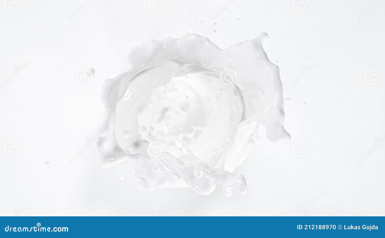 Swirling Milk Splash Isolated Stock Photo - Image of eating, splashing ...