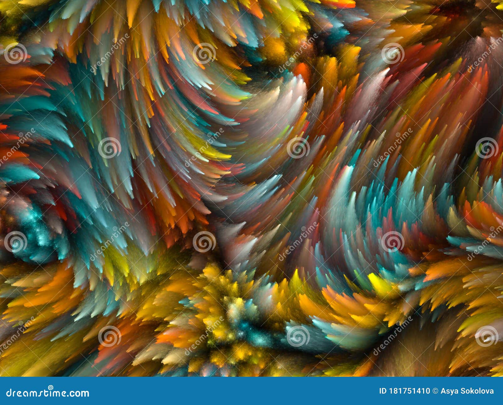 Swirling Paint stock illustration. Illustration of painting - 181751410