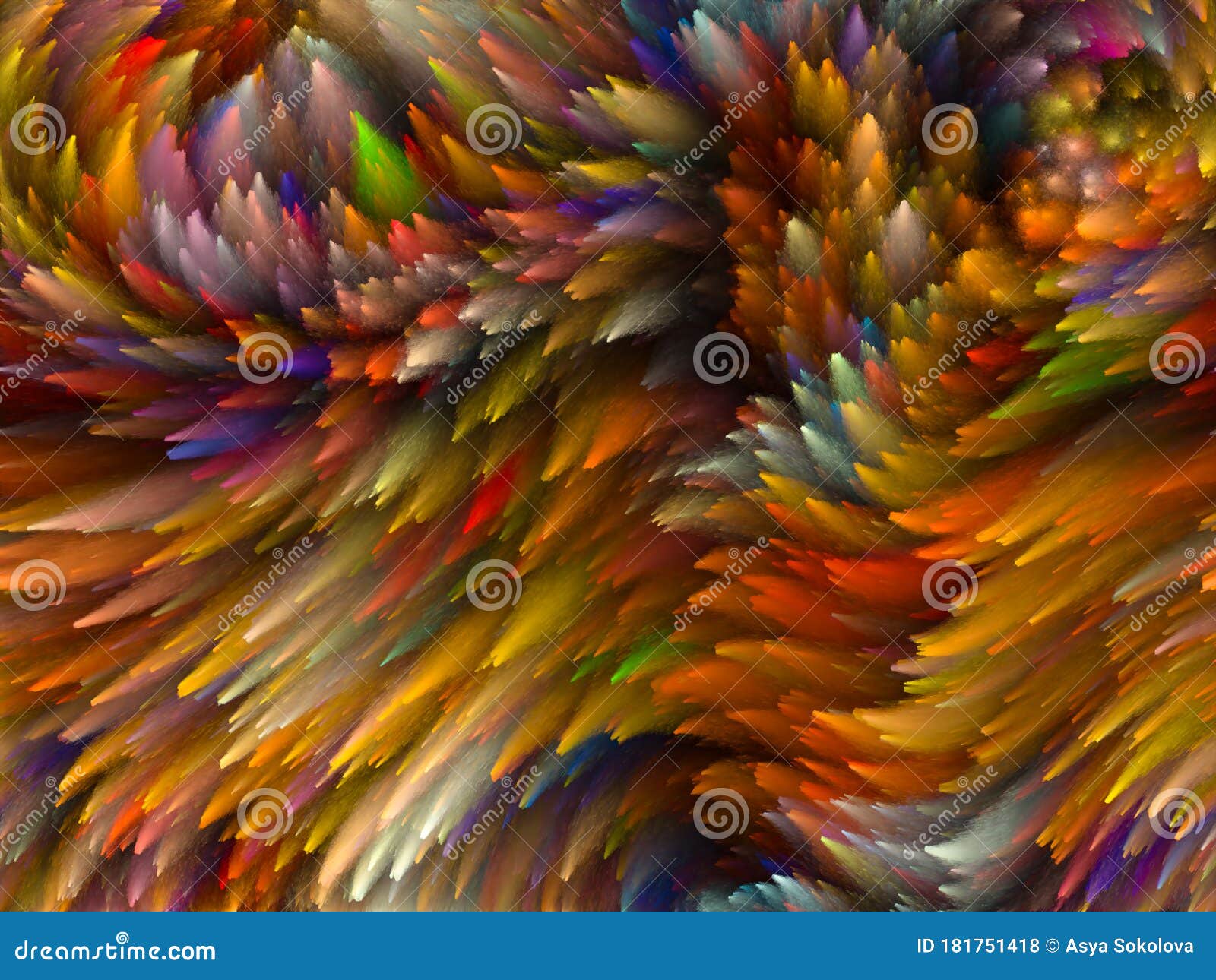 Swirling Paint stock illustration. Illustration of color - 181751418