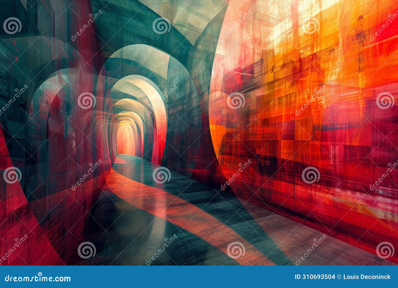 Swirling Pathways of Thought Stock Photo - Image of geometric ...