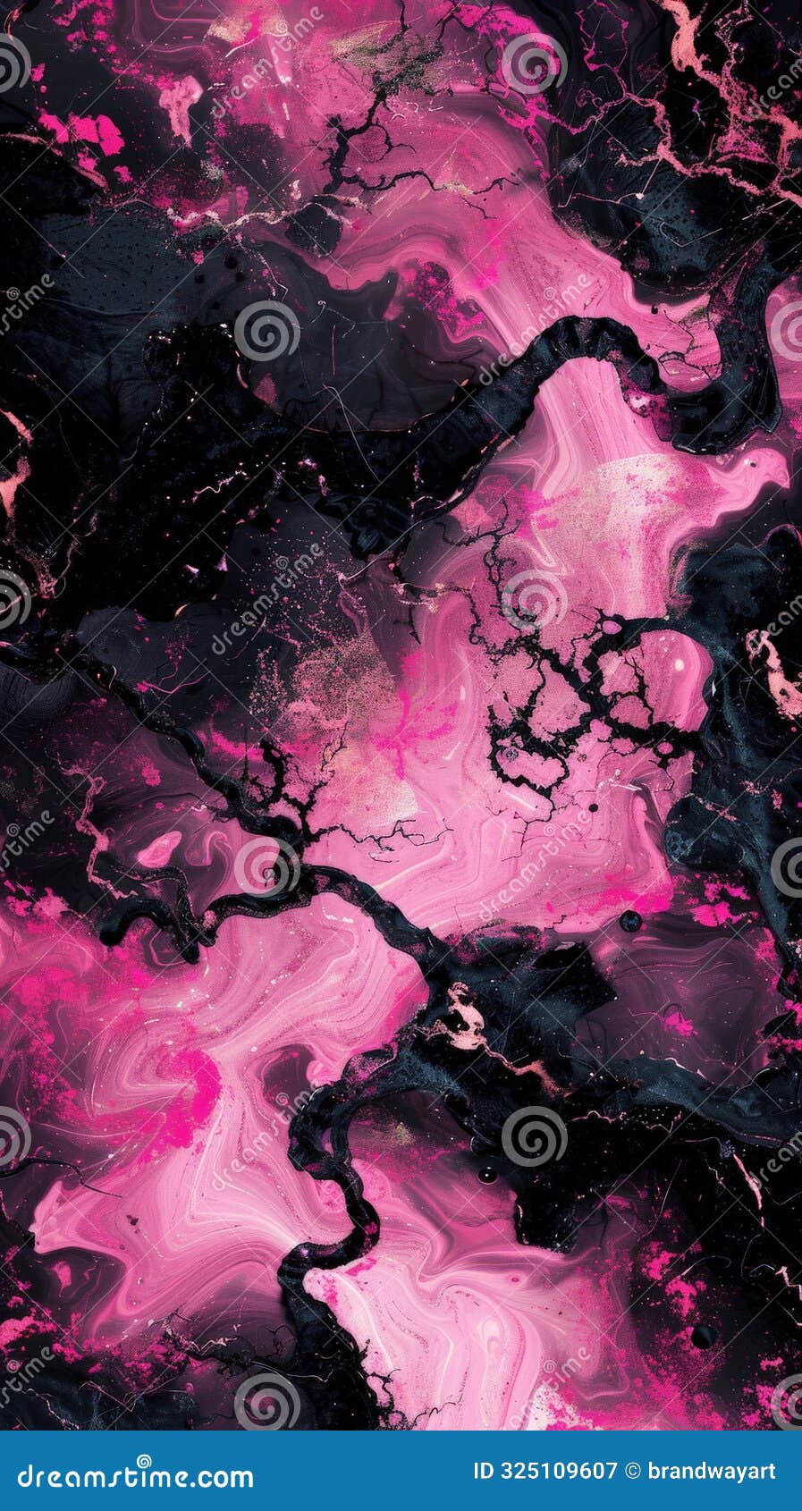 Black and Pink Marble Background Stock Illustration - Illustration of ...