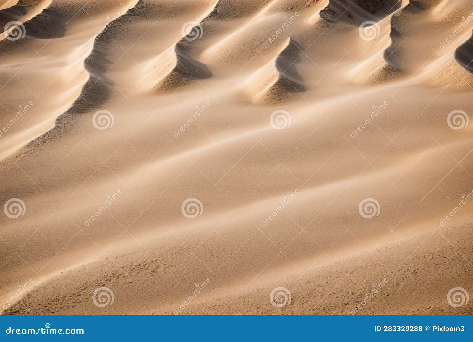 Swirling Patterns of Sand Shaped by the Wind Stock Illustration ...