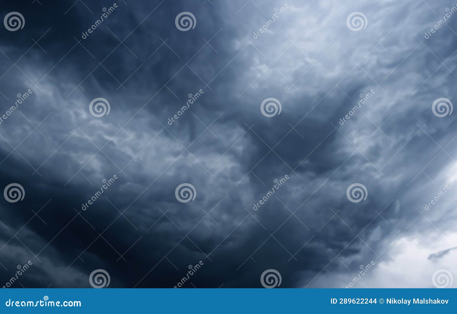 The Swirling Patterns of the Storm Clouds Create a Sense of Movement ...