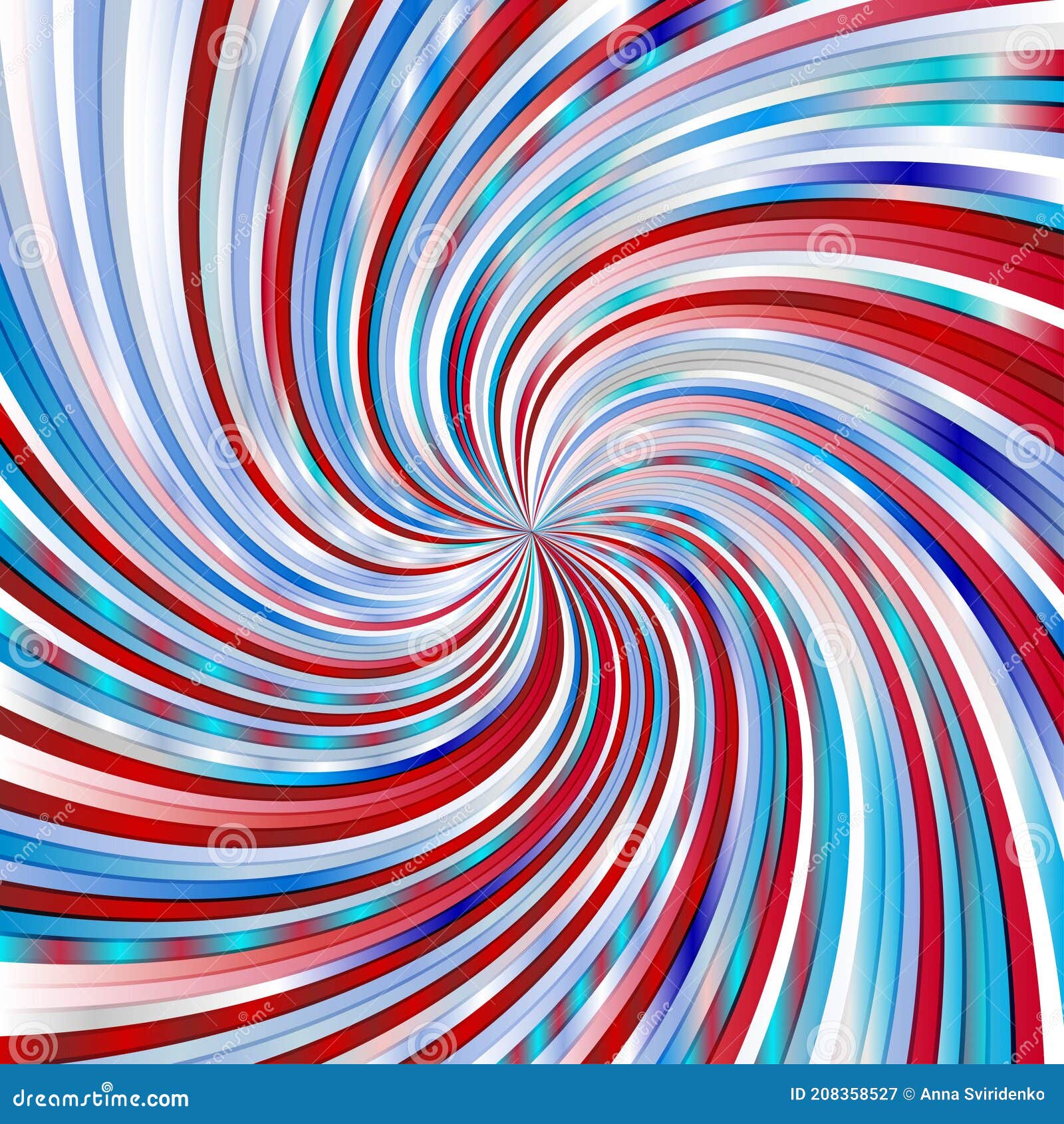 Swirling Radial Background Helix Rotation Rays Stock Illustration ...