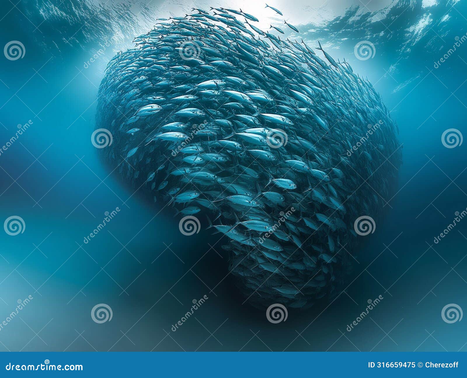 Underwater Fish Tornado stock image. Image of tornado - 316659475