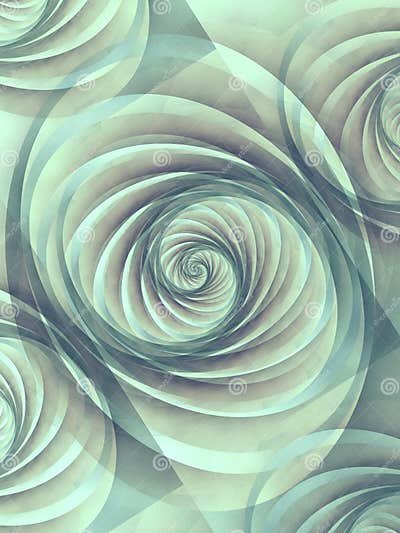 Swirling Sea Shells Pattern Stock Illustration - Illustration of masks ...