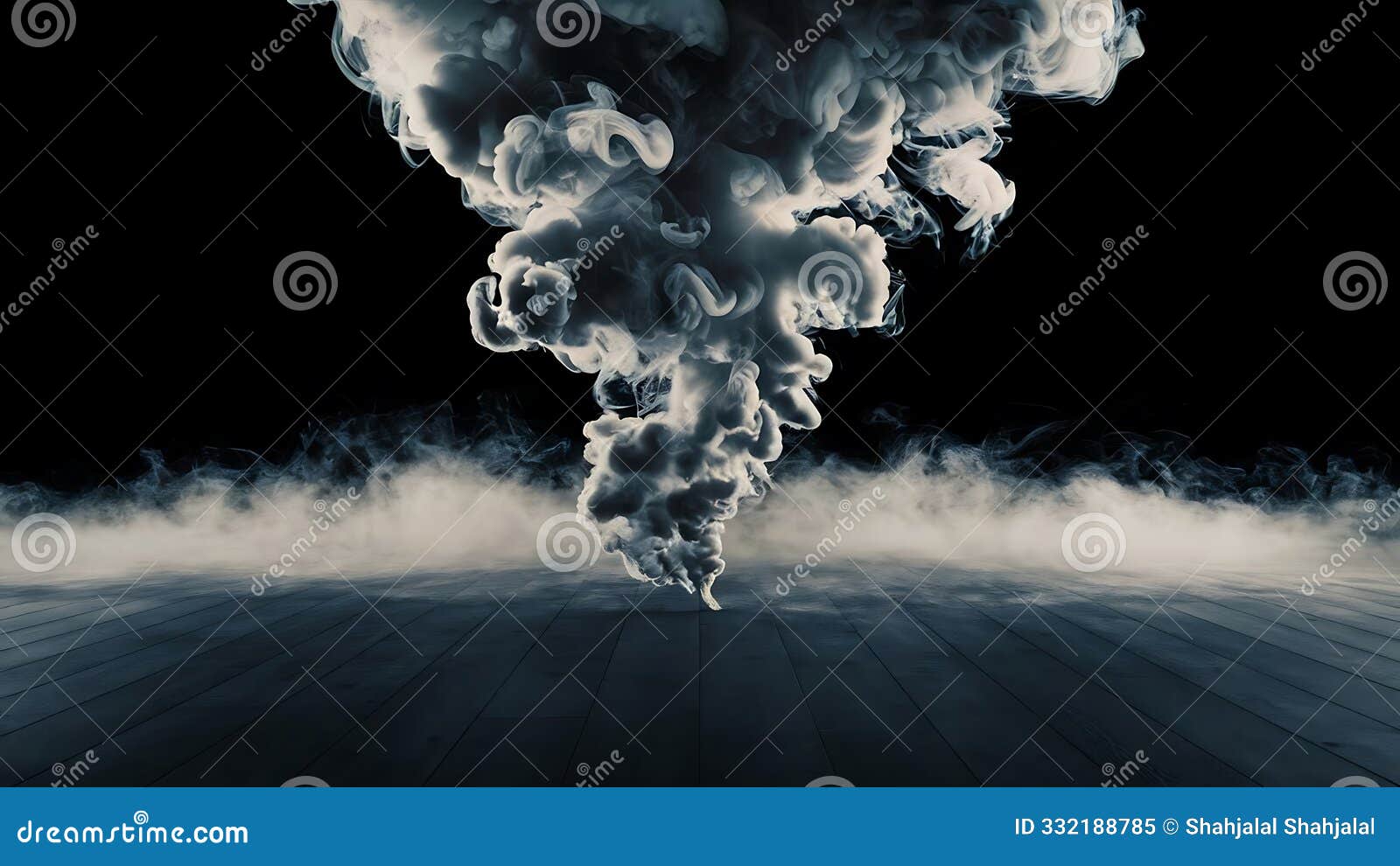 Misty Smoke Over Black. stock image. Image of cloud - 332188785
