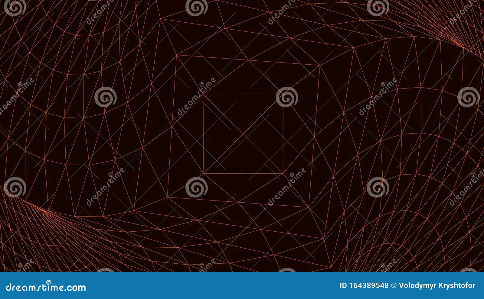 Swirling Symbol. Optical Illusion. Twisted Structure. 3D Vector Grid ...