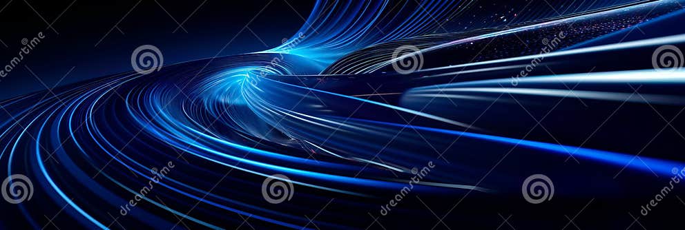 Swirling Vortex Background of Tech Innovations, Dynamic and Ever ...