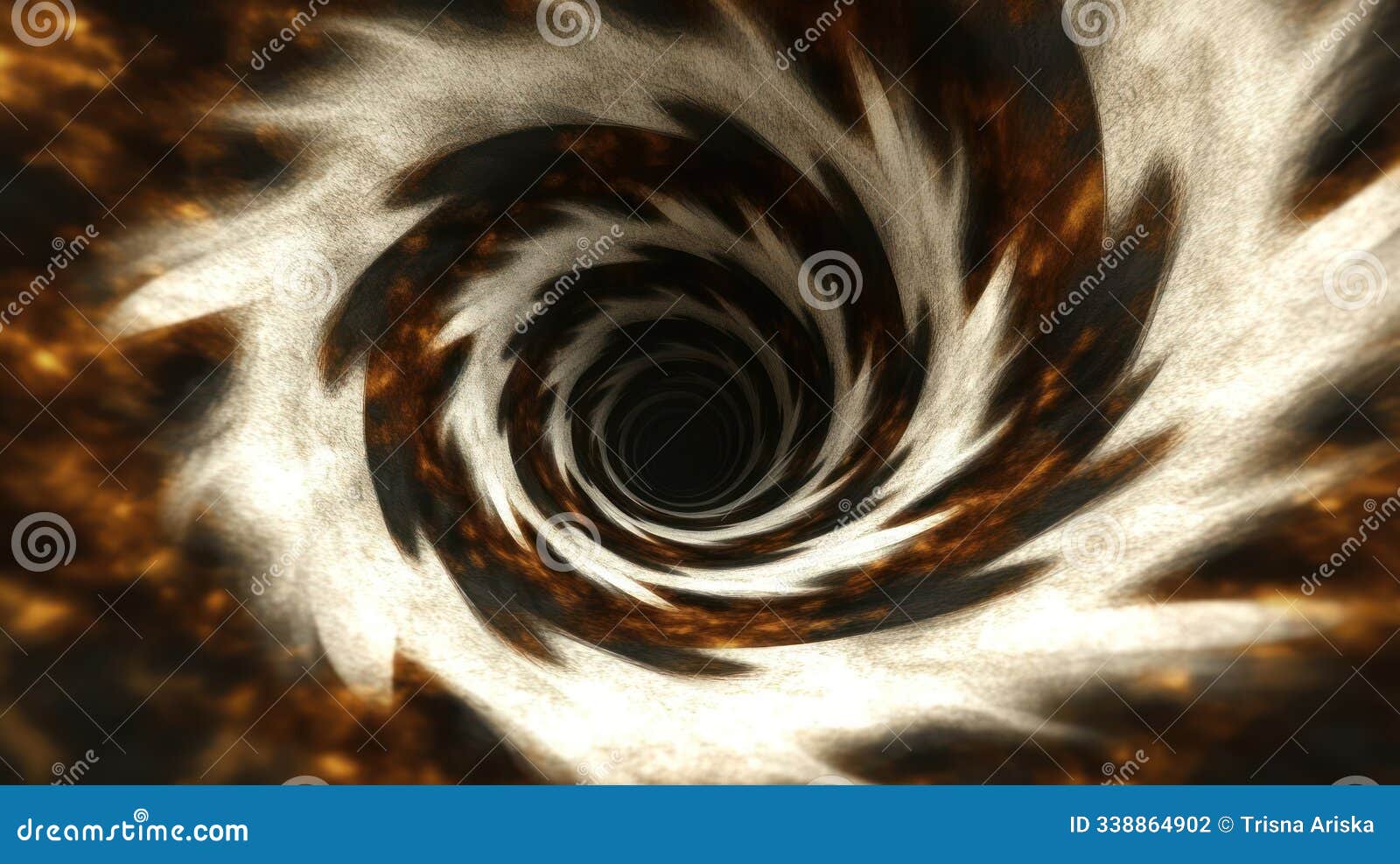 A Swirling Vortex with Dark and Light Tones, Suggesting Depth and ...