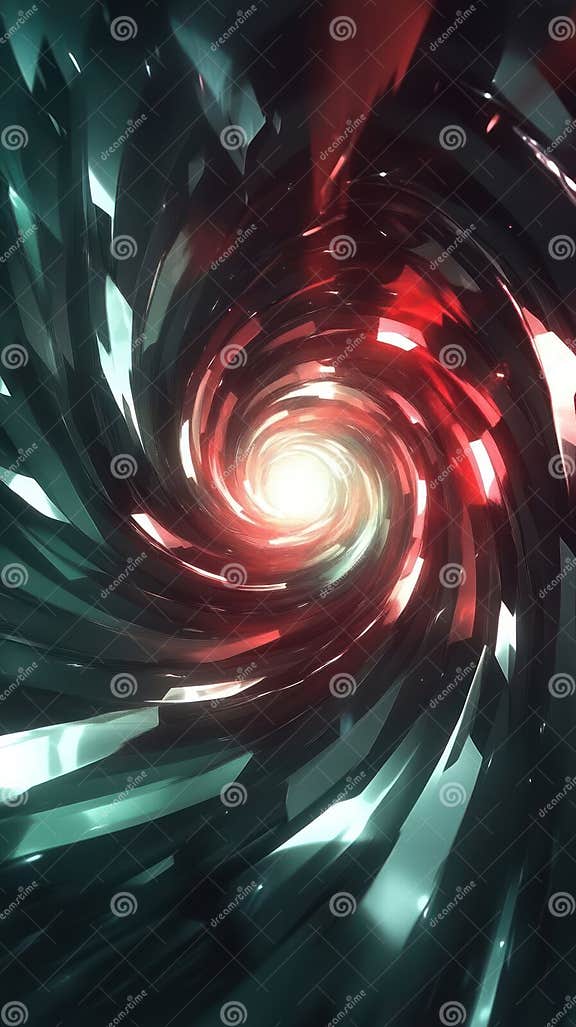 A Swirling Vortex of Light and Color, Creating a Dynamic and Mesmerizing Visual Effect Stock ...