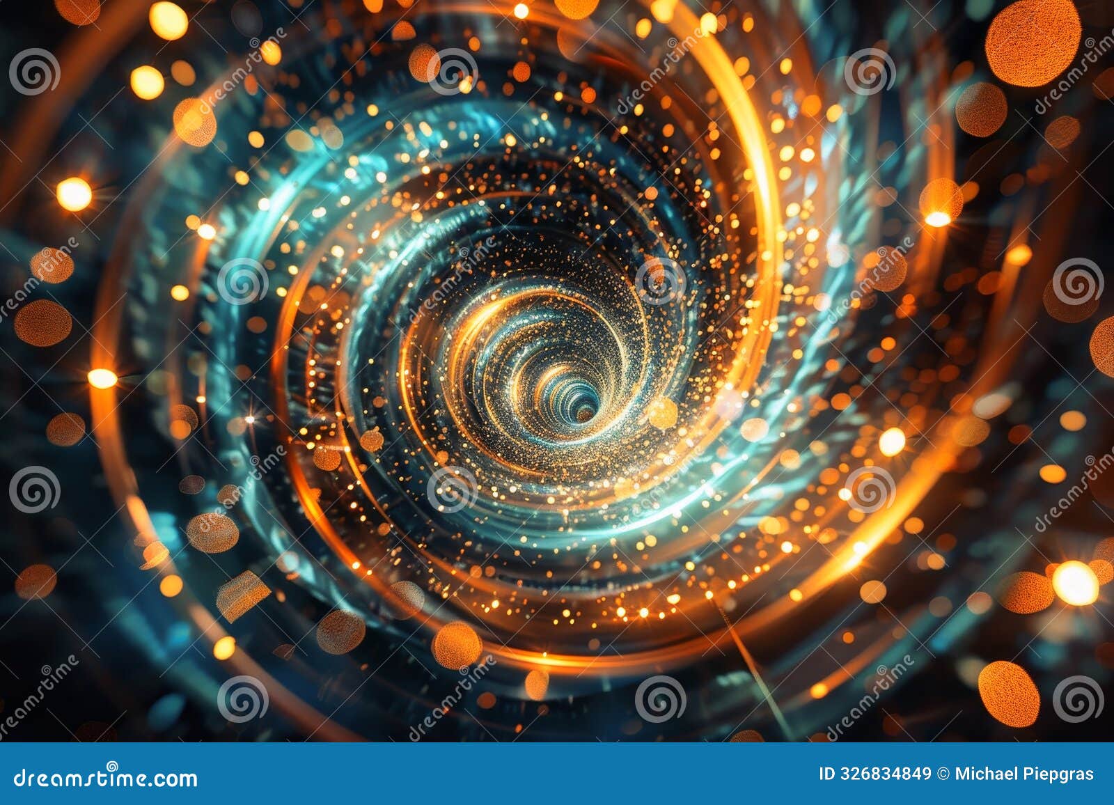 A Swirling Vortex of Light and Particles Representing Quantum Mechanics ...