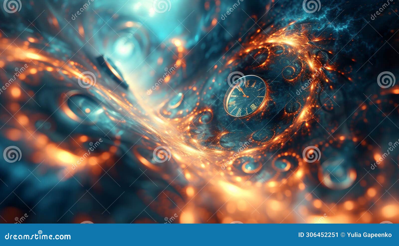 Swirling Vortexes and Distorted Clocks Illustrate the Fluidity of Time ...