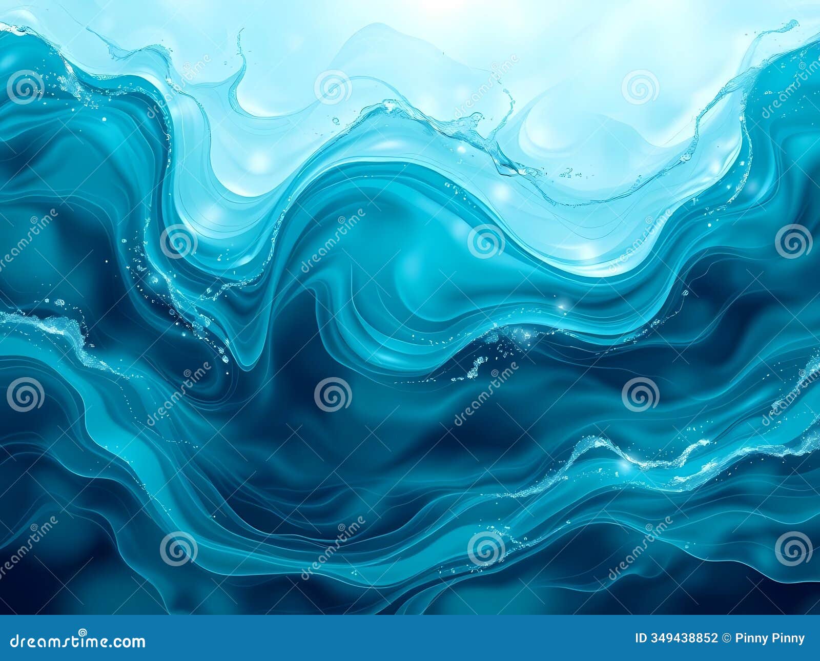 The Swirling Water Textures, Enhanced by Soft Glowing Highlights, in ...