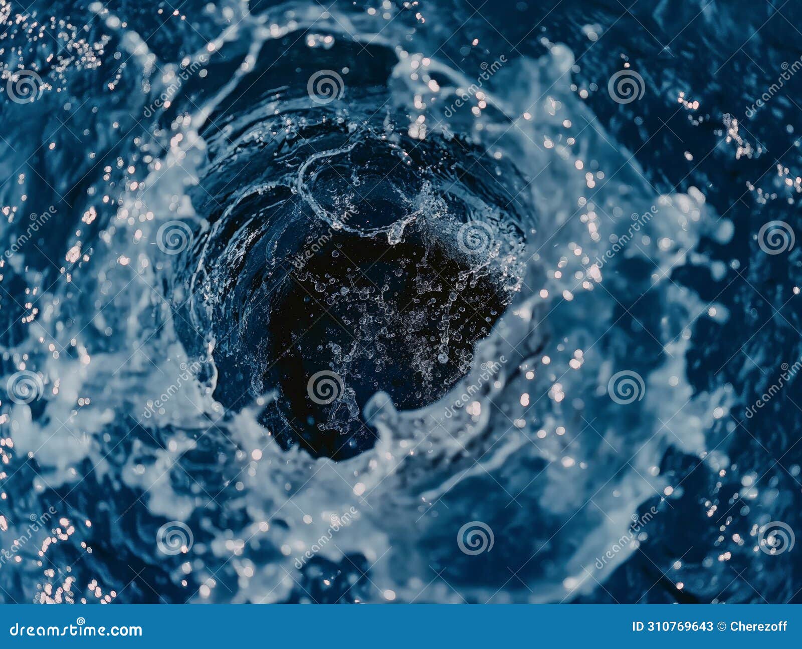 Swirling Water Vortex stock image. Image of danger, water - 310769643