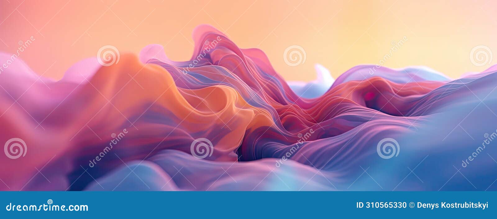 Swirling Wave of Color stock illustration. Illustration of bright ...