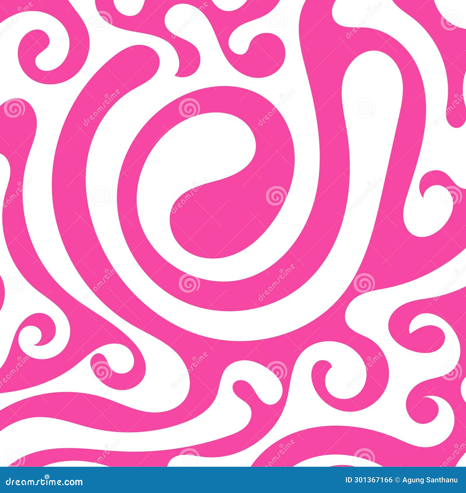 Abstract Square Background with Swirly Curves Texture Ornaments. Stock ...