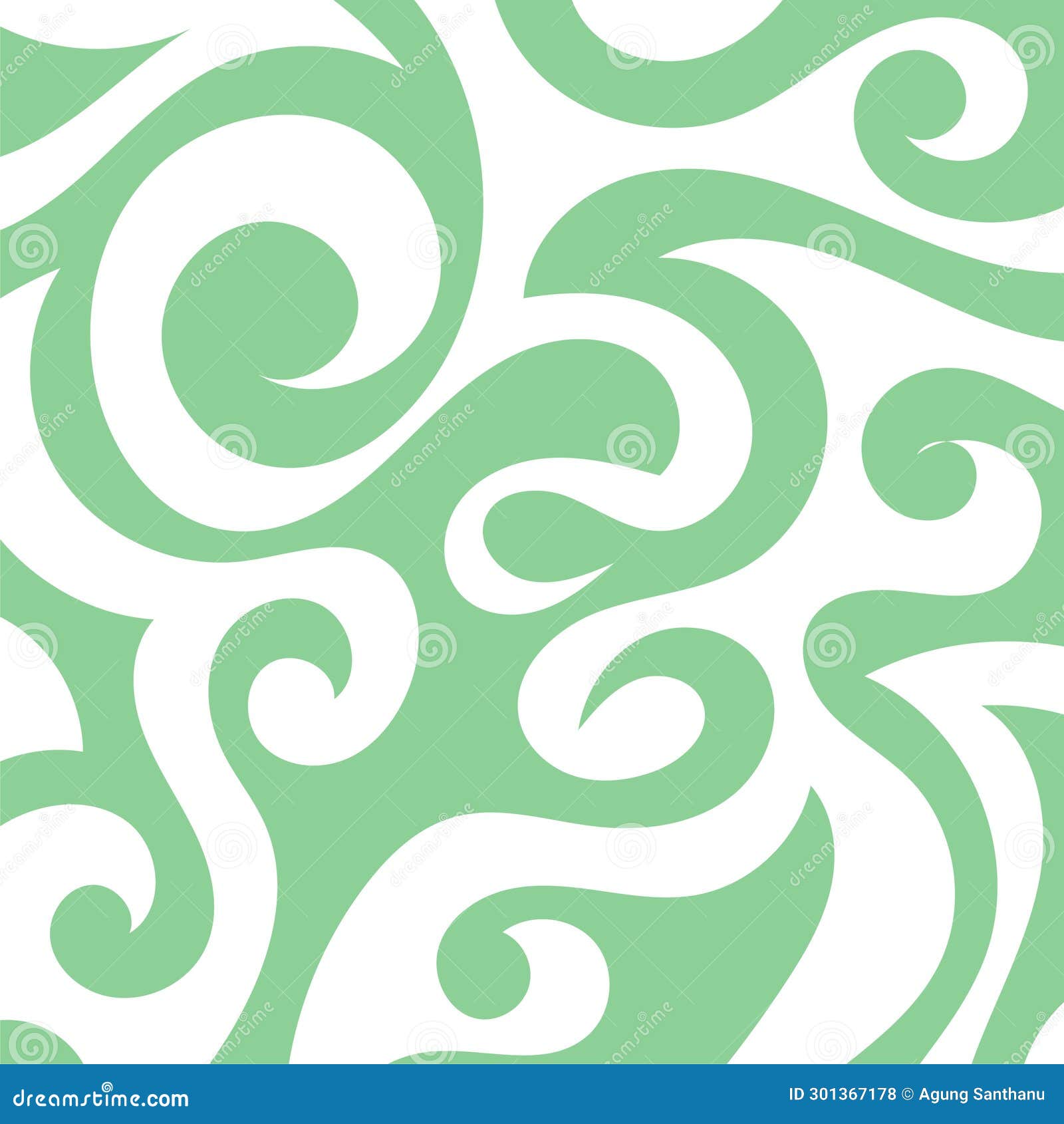 Abstract Square Background with Swirly Curves Texture Ornaments. Stock ...