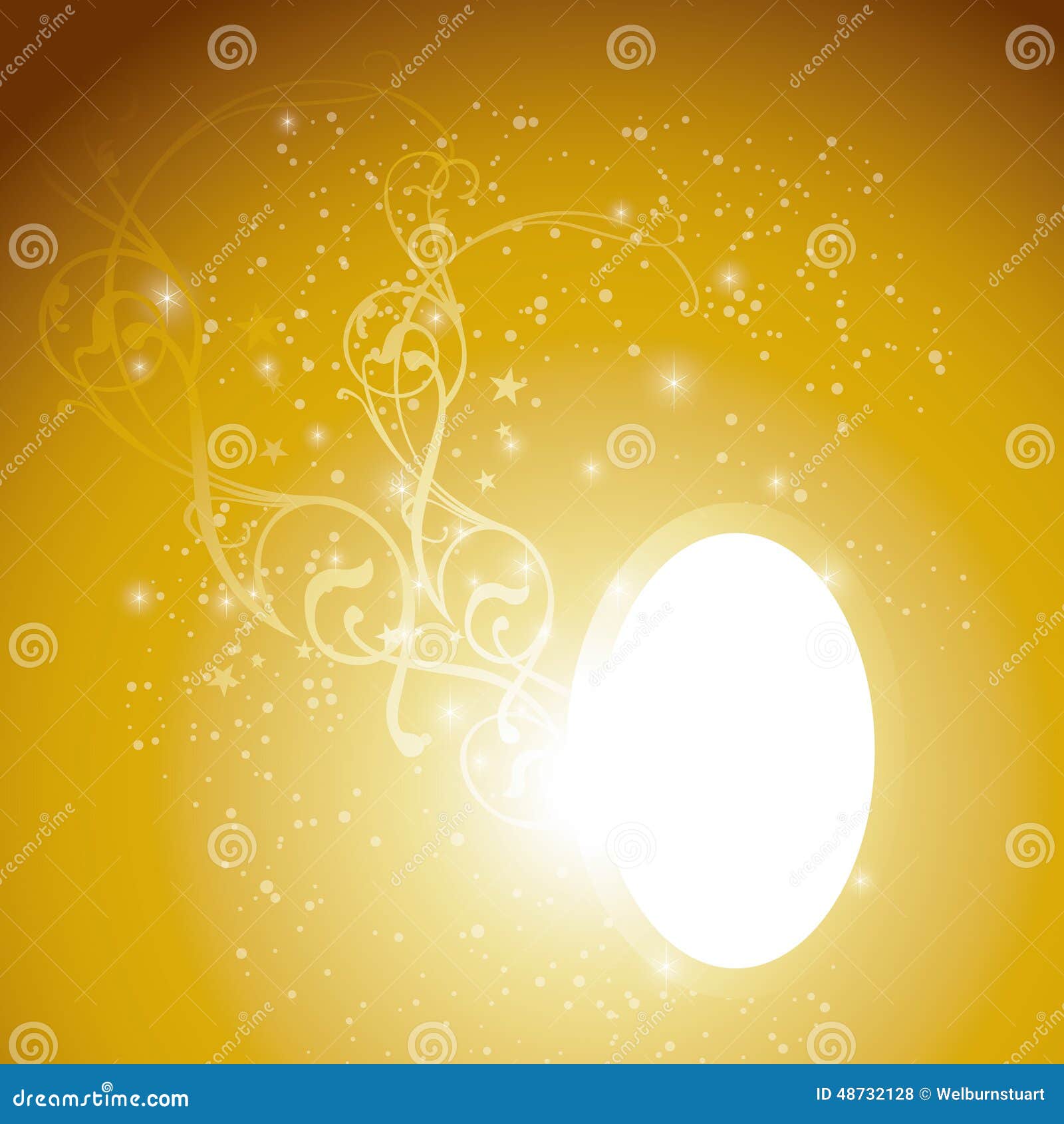 Swirls oval 2 stock vector. Illustration of frame, design - 48732128