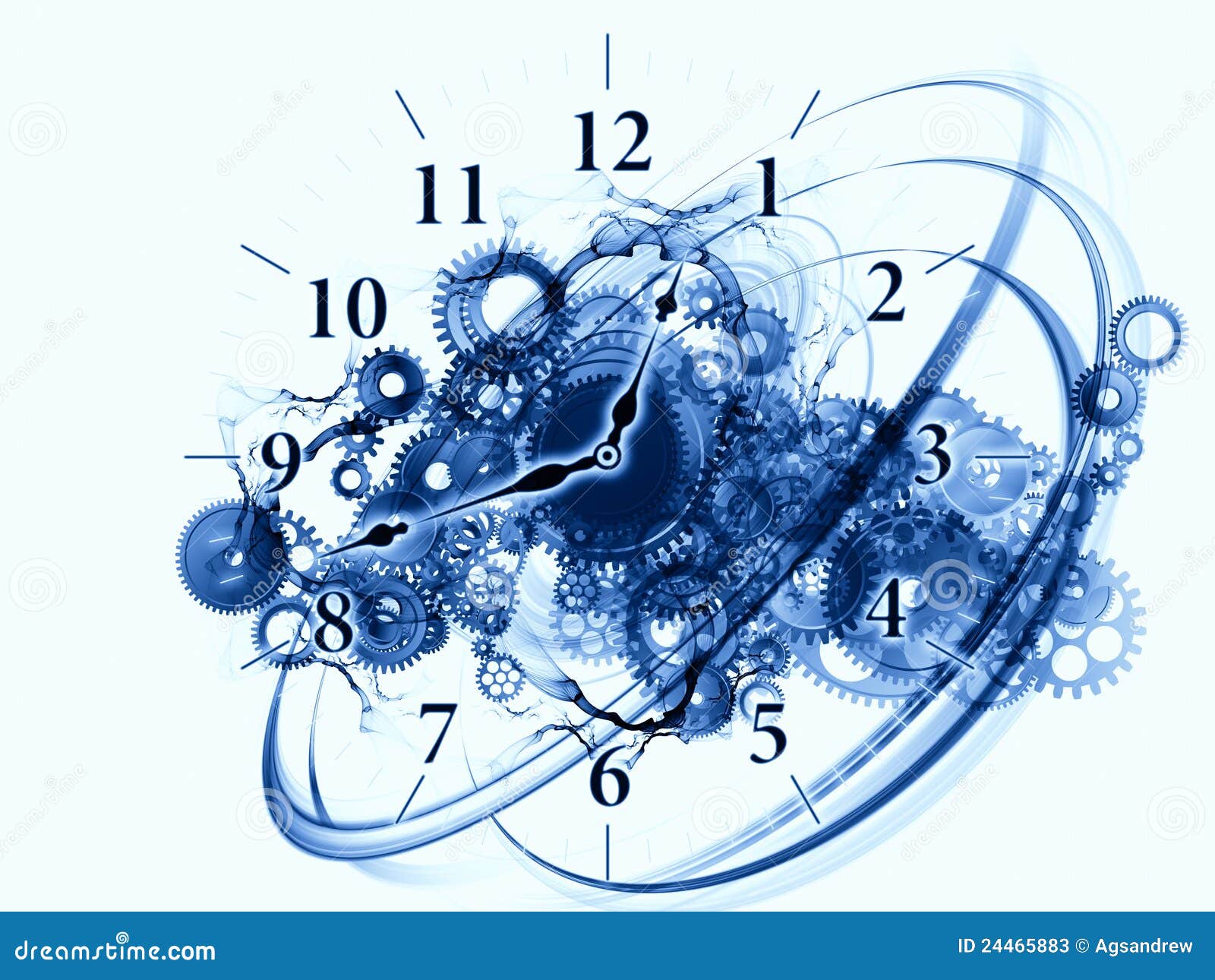 Swirls of time stock illustration. Illustration of effect - 24465883