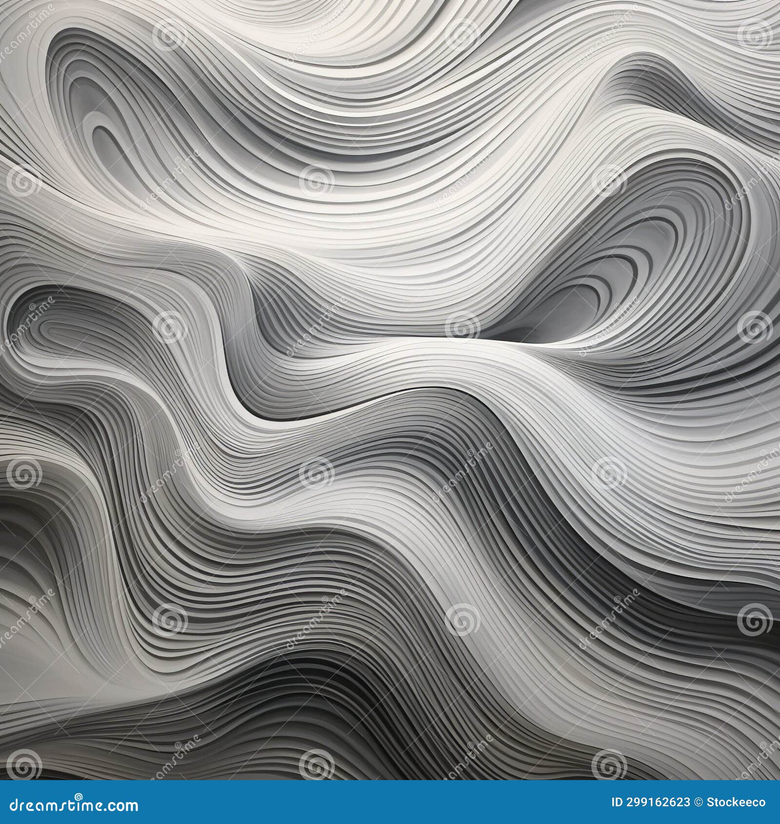 Wavy Solarization: a Stunning Piece of Contoured Shading in Digital Art ...