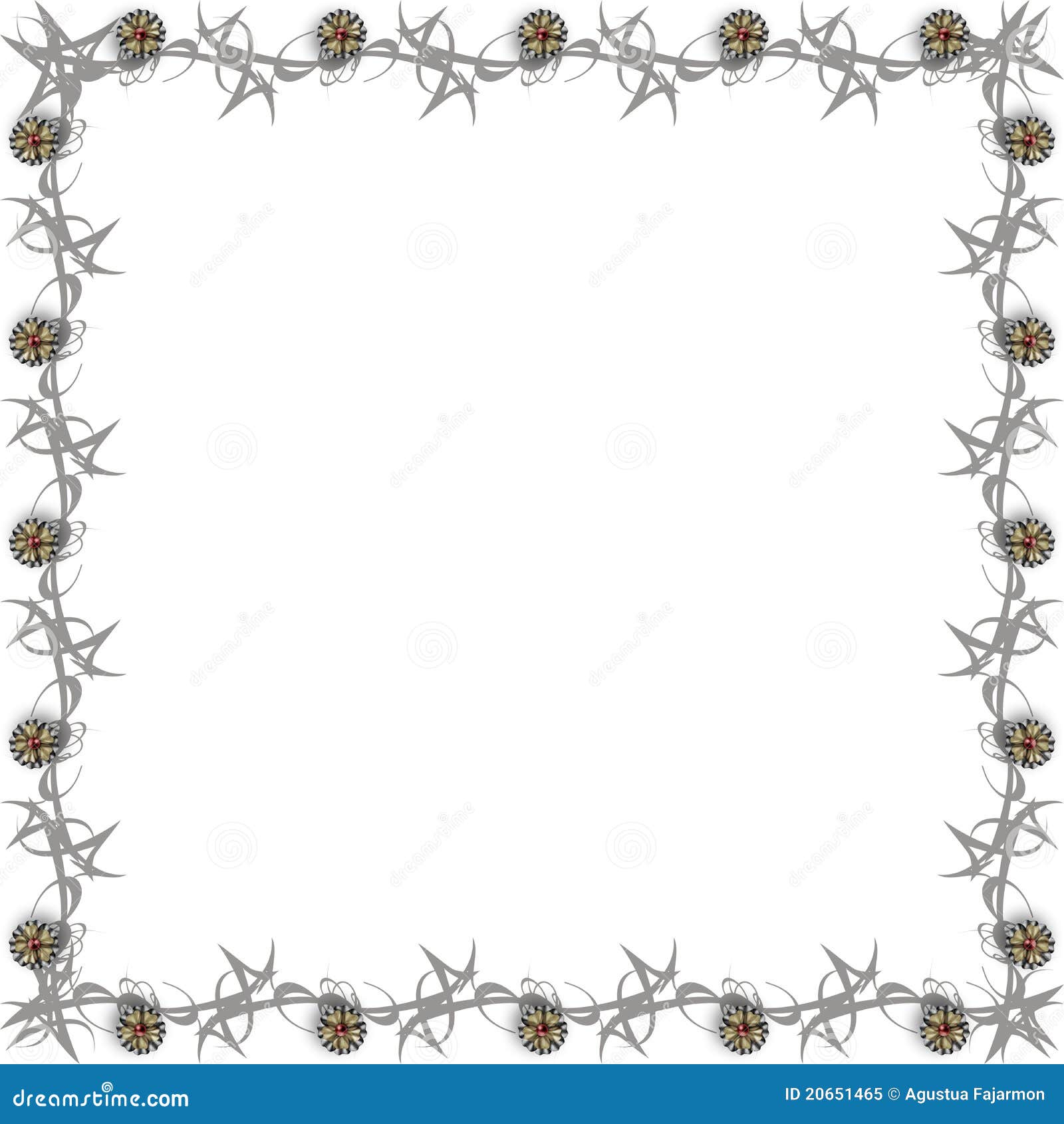 Swirly Border stock illustration. Illustration of border - 20651465