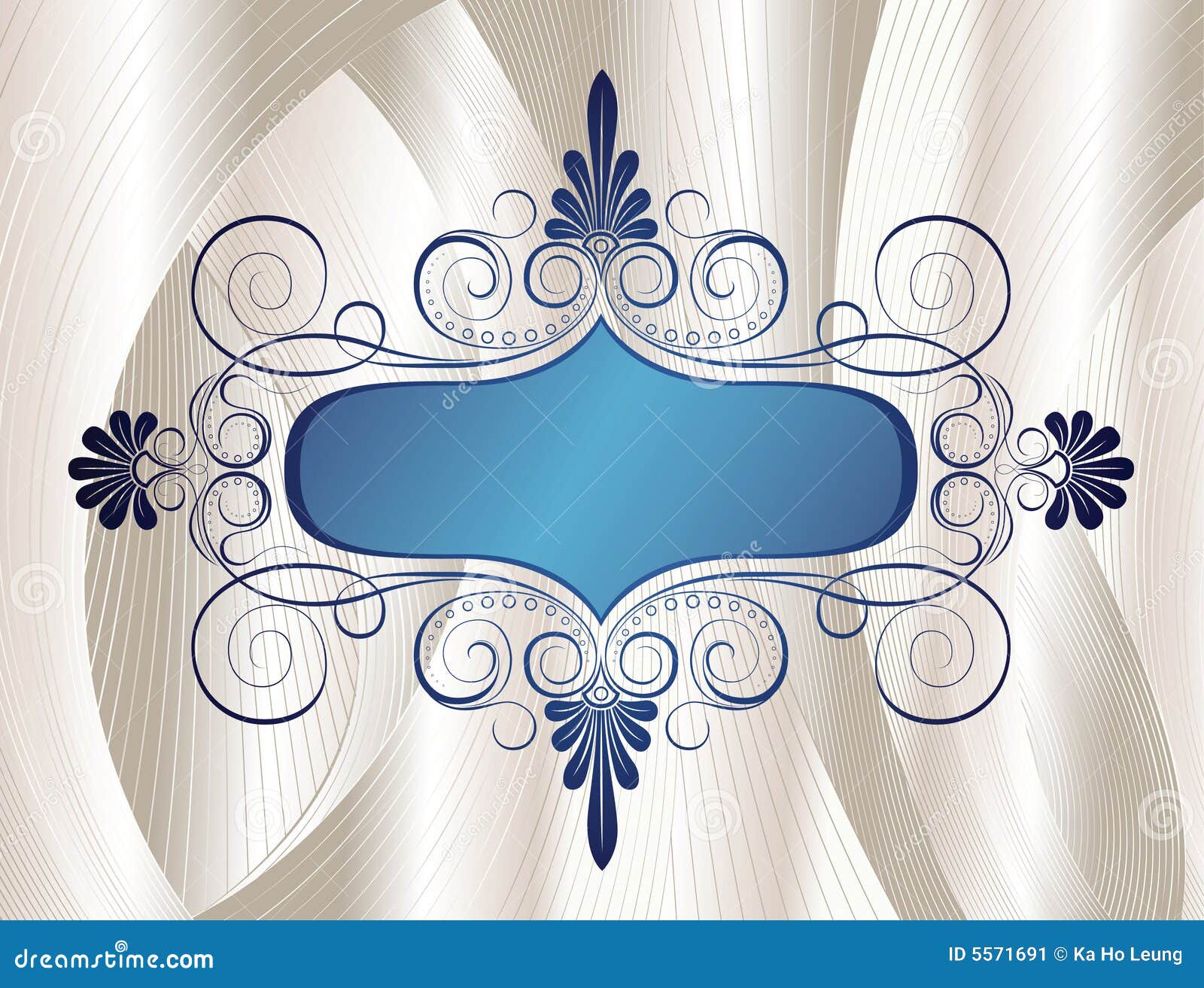 Swirly frame stock illustration. Illustration of background - 5571691