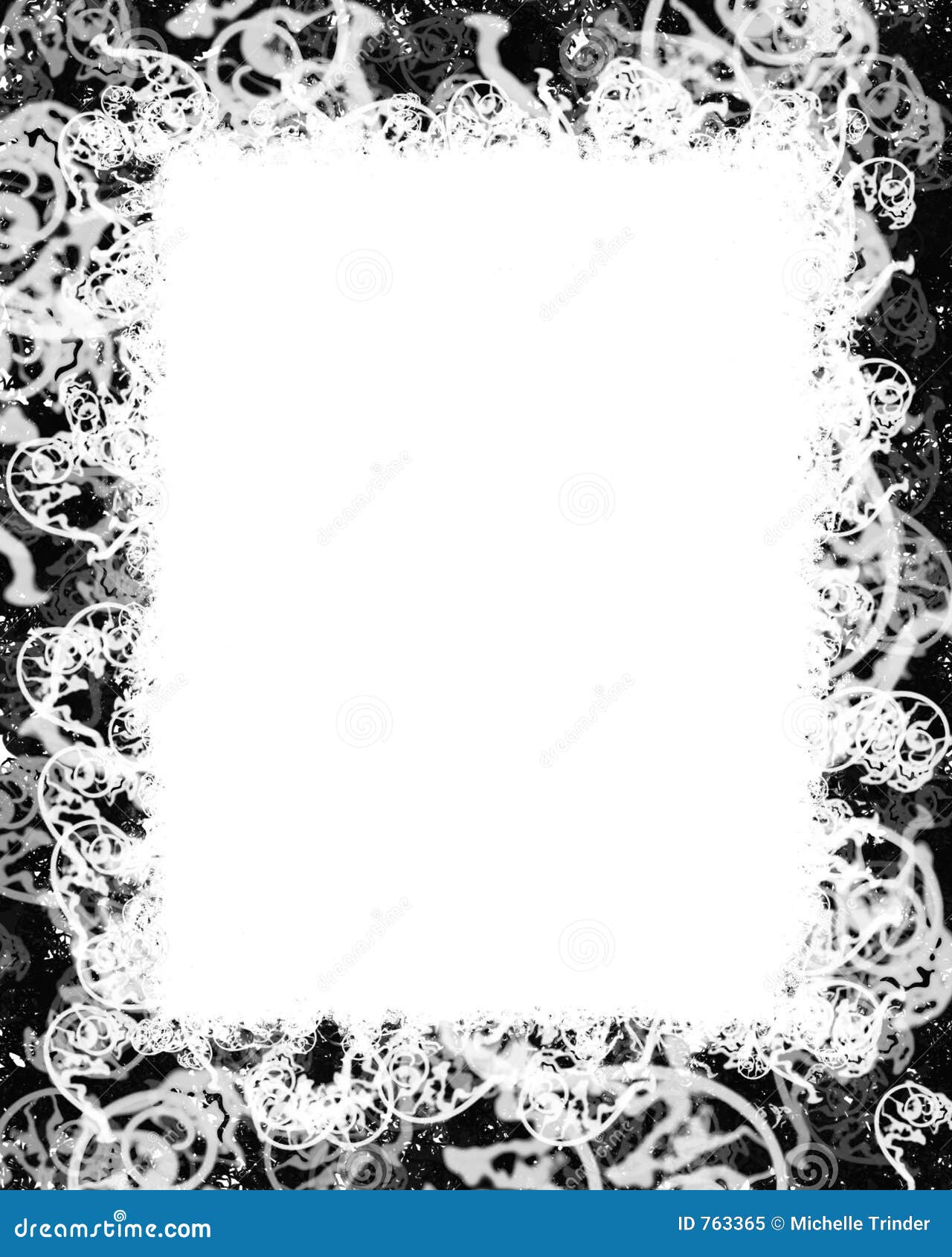 Swirly frame. stock illustration. Illustration of designed - 763365