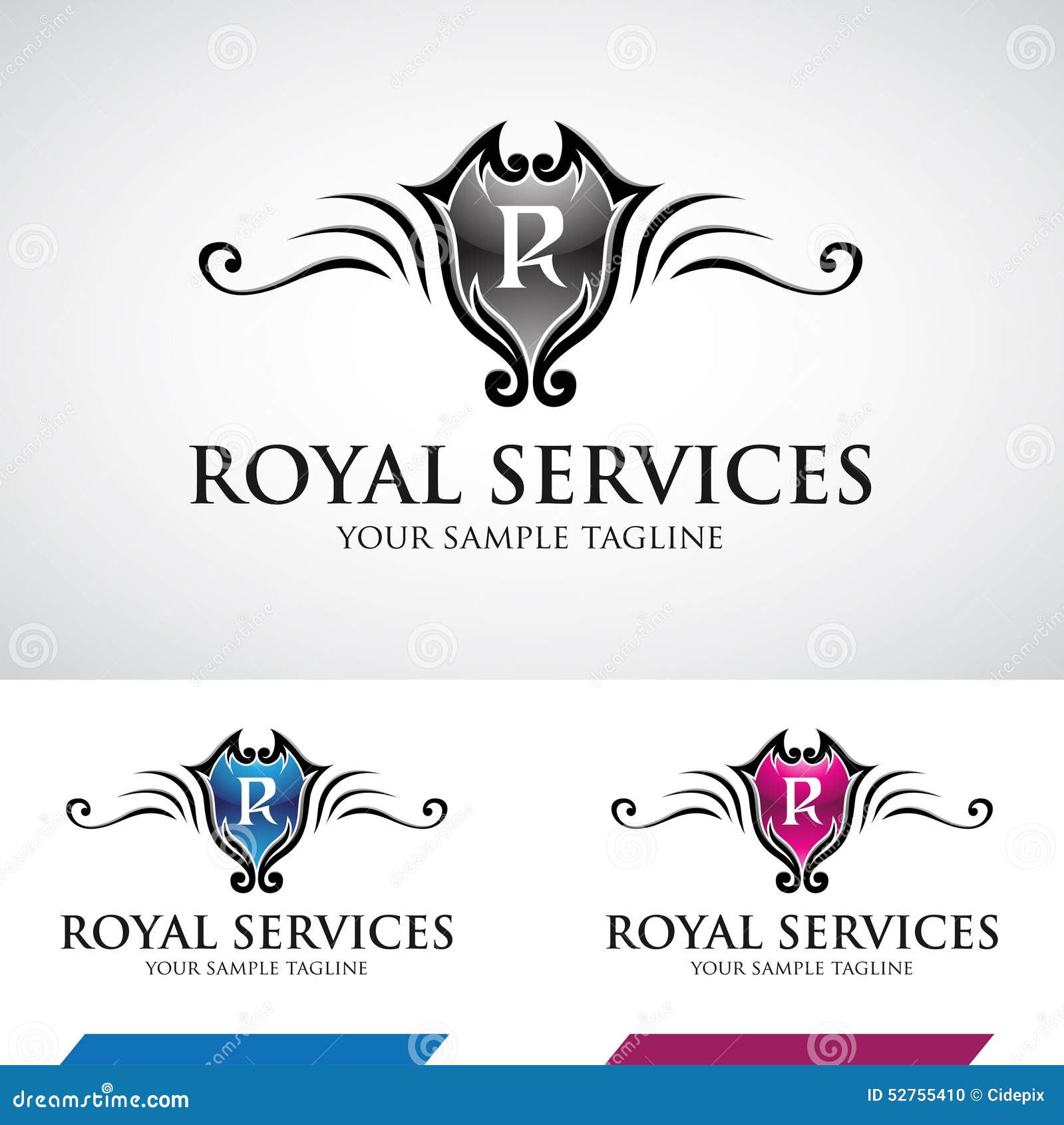 Swirly Lucido Logo Icon Reale Illustrazione Vettoriale - Illustrazione ...