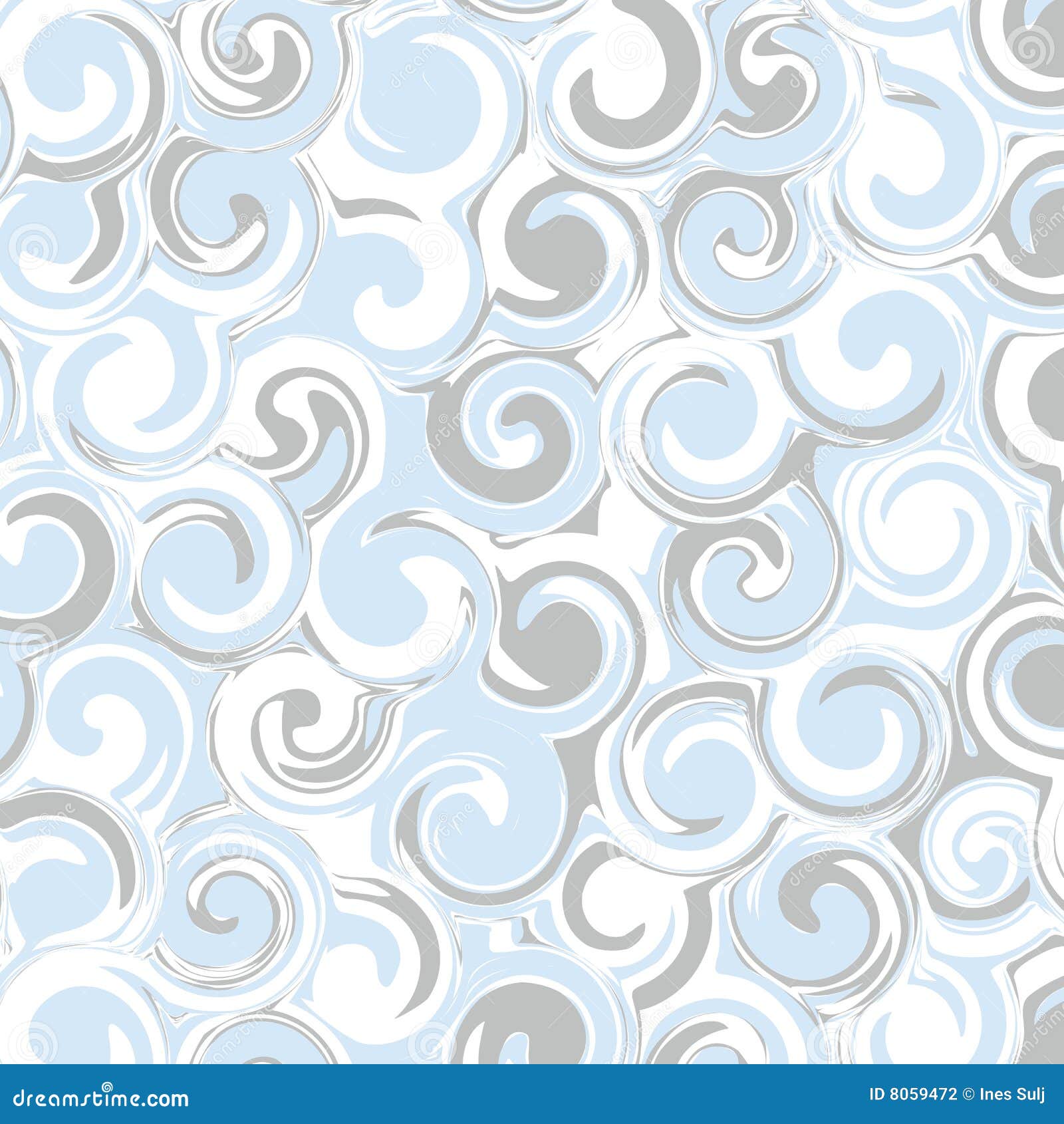 Swirly pattern stock vector. Illustration of vector, grey - 8059472