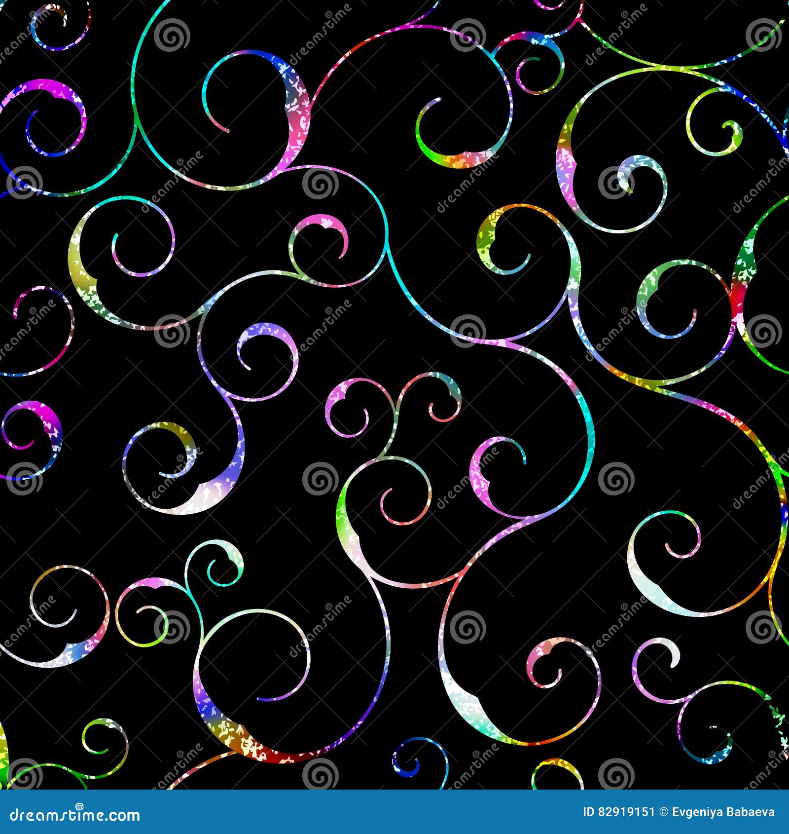 Swirly Pattern, Vector Background. Stock Vector - Illustration of swirl ...