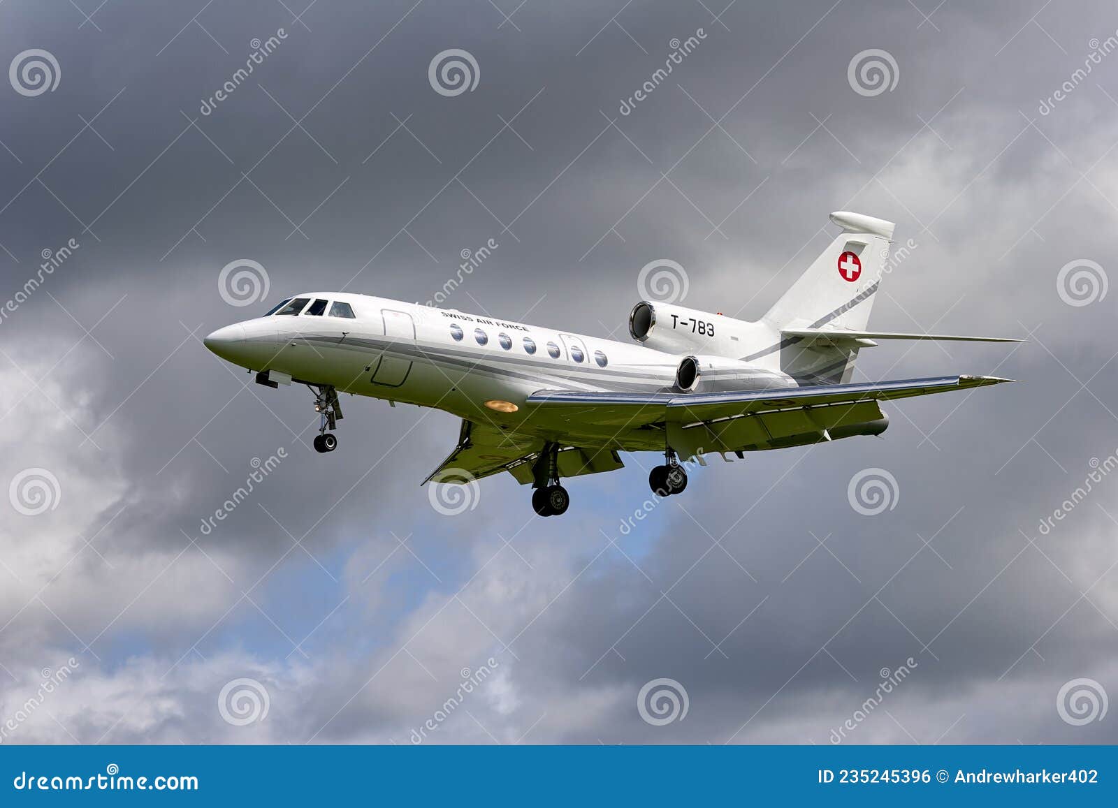 Dassault Falcon 20 Target Towing Airplane Editorial Image ...