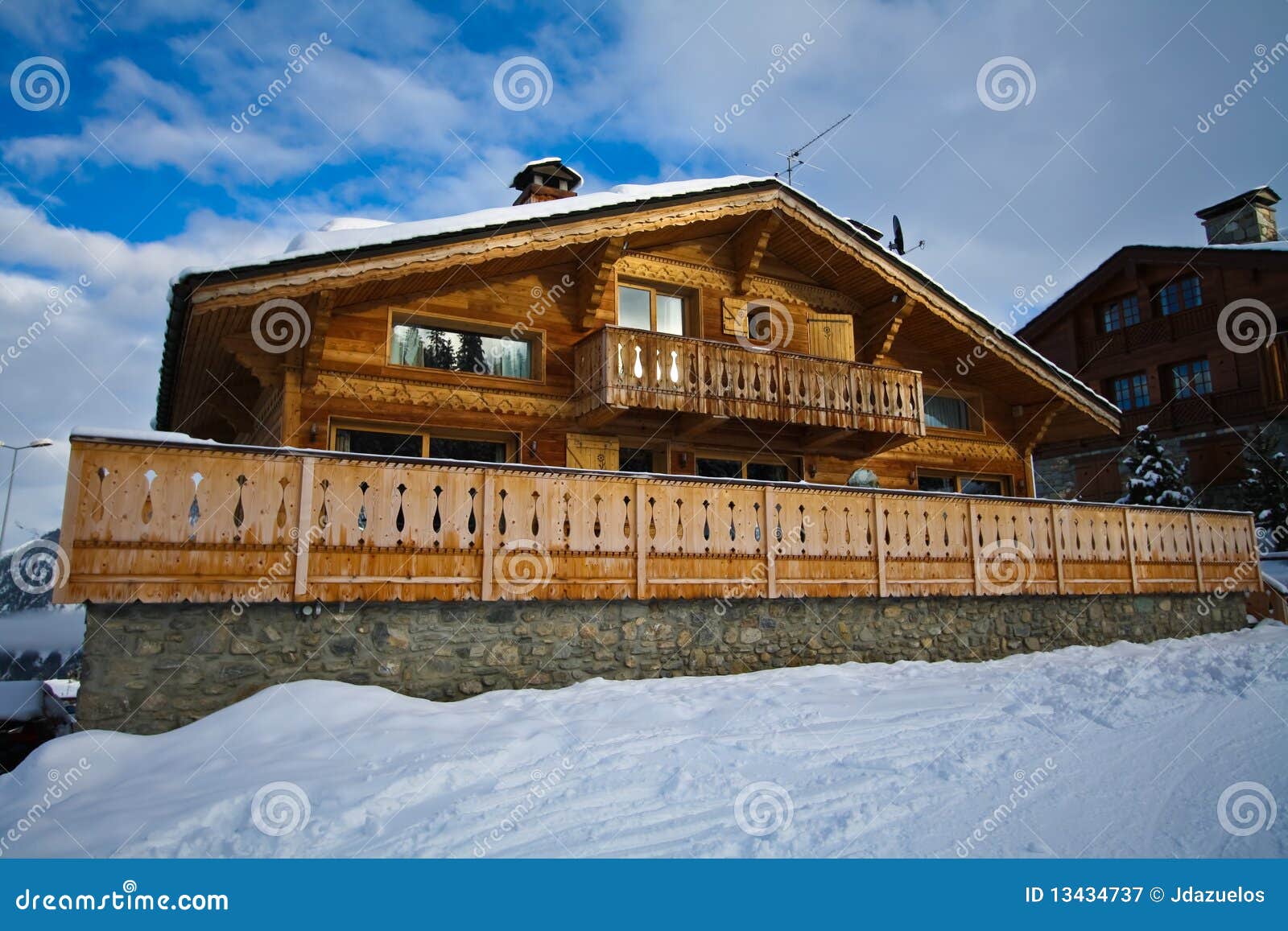Old Traditional Swiss Alpine Chalet